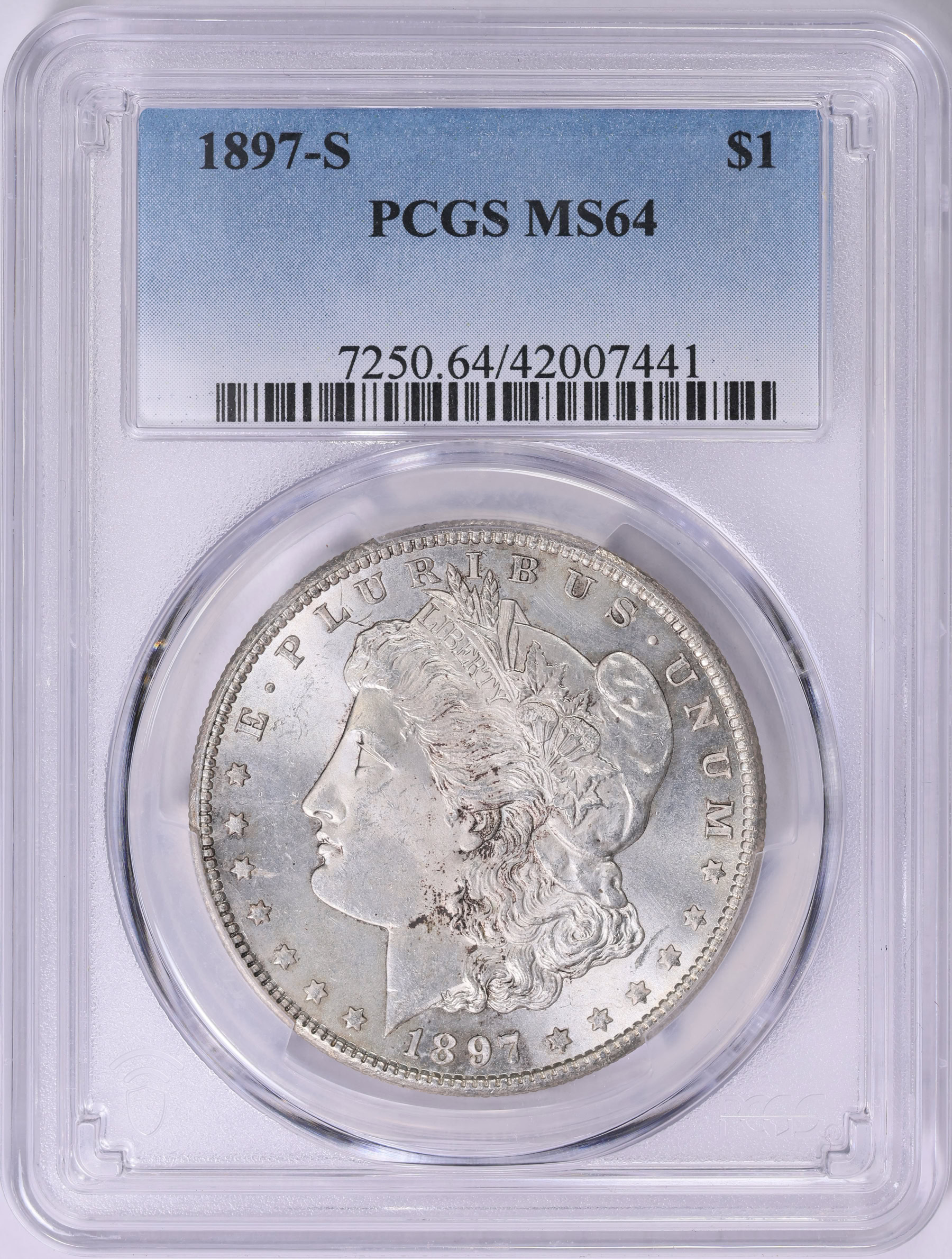 1897-S Morgan Silver Dollar PCGS MS-64 (Item 1807691 ...