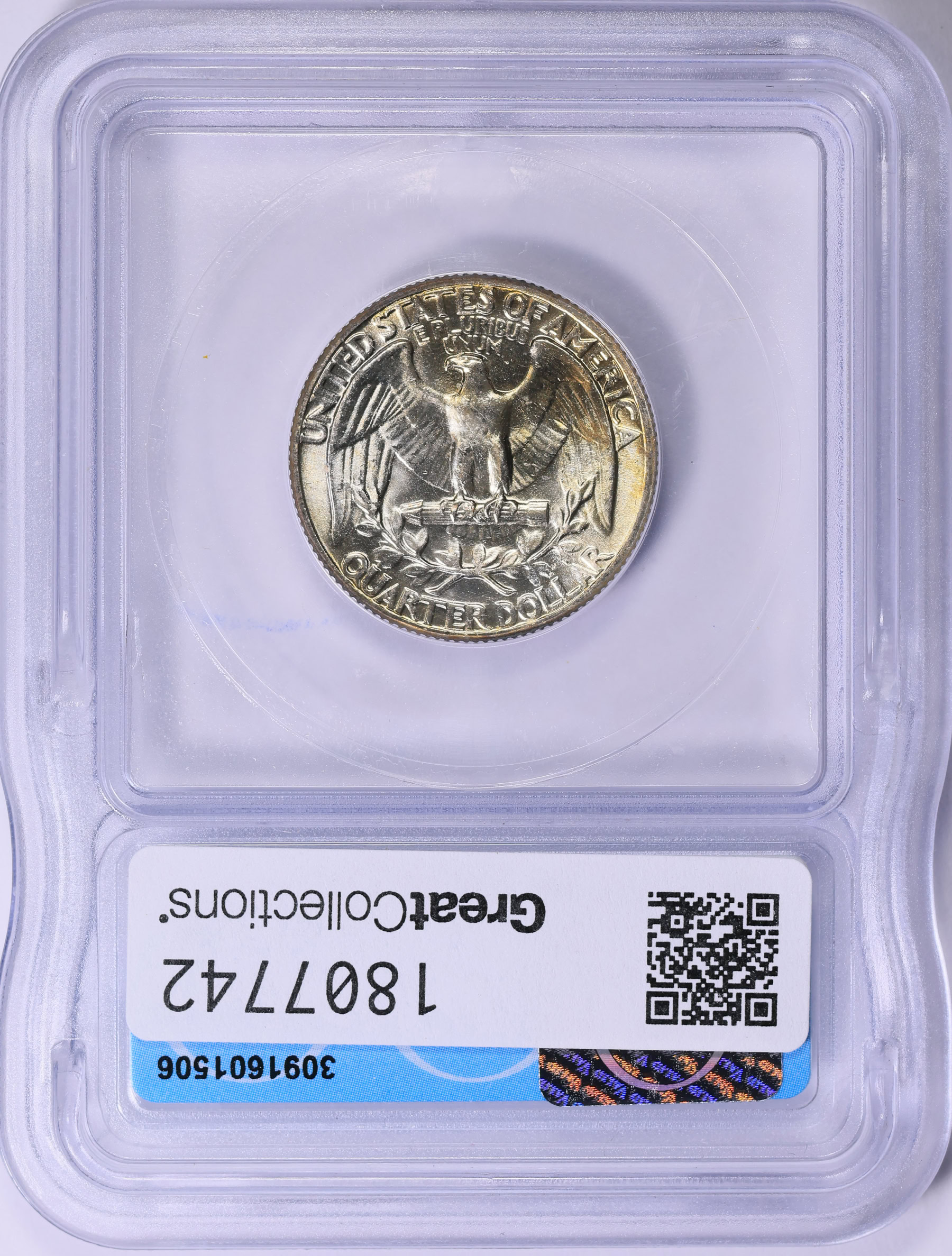 1960 Washington Quarter ICG MS-67 (Item 1807742) | GreatCollections ...