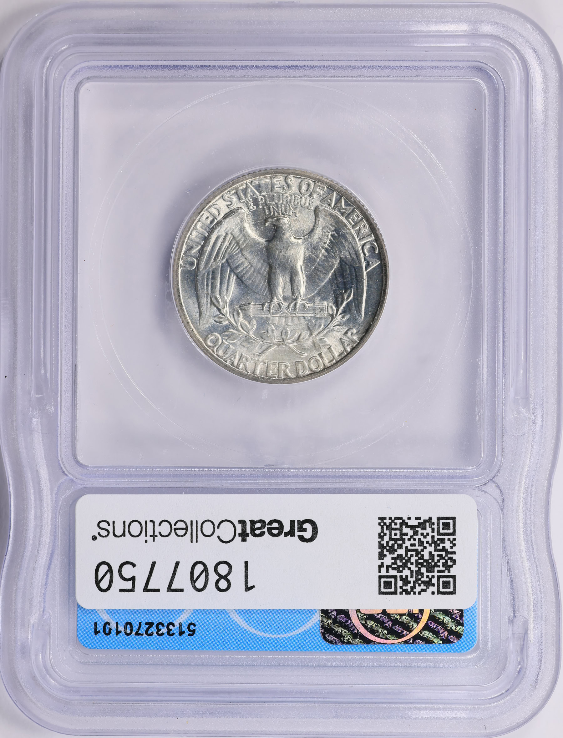 1942 Washington Quarter ICG MS-67 (Item 1807750) | GreatCollections Coin Auctions