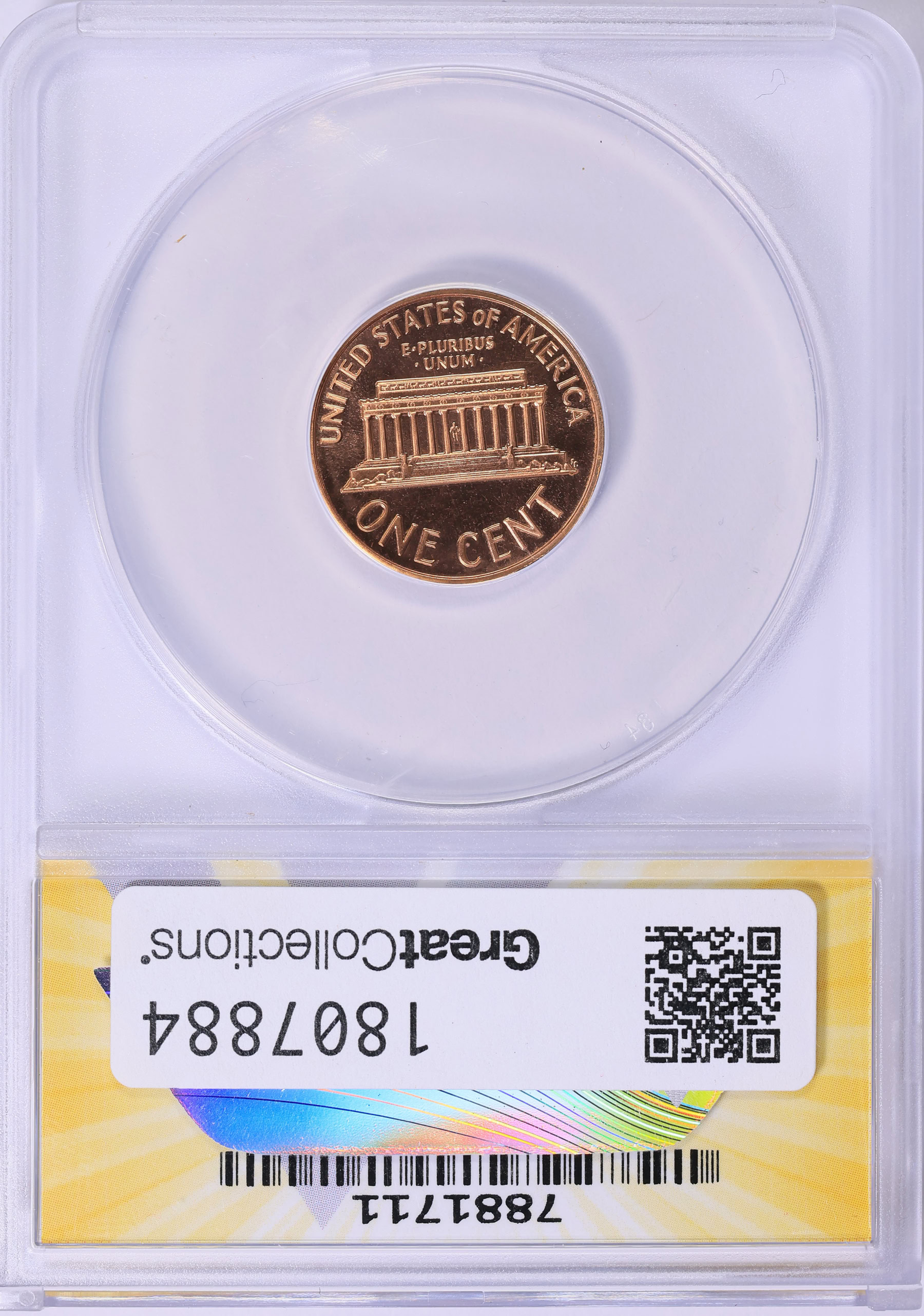 1964 Lincoln Cent ANACS Proof-67 RB (Item 1807884) | GreatCollections ...
