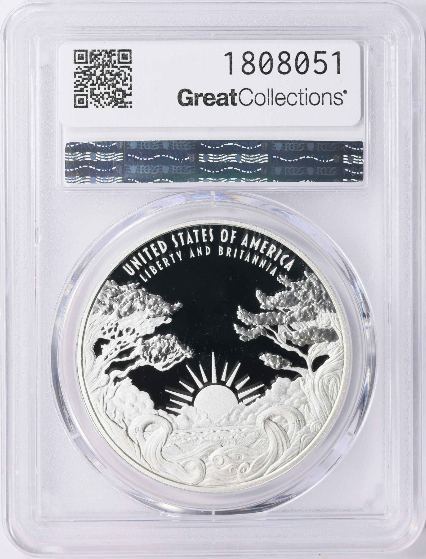2024-P Silver Liberty & Britannia U.S. Mint Medal PCGS Proof-69 DCAM ...