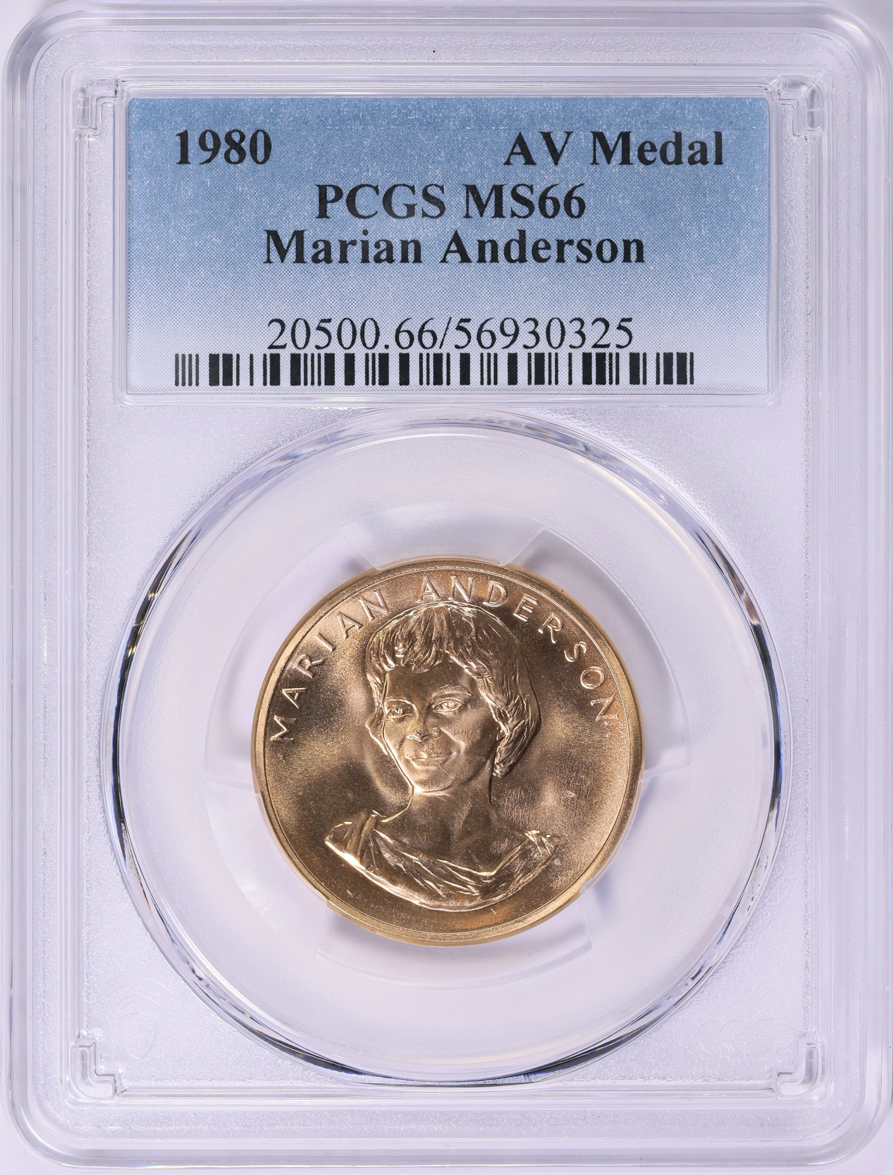 1980 Gold 1/2oz. American Arts Commemorative Series Marian Anderson U.S ...