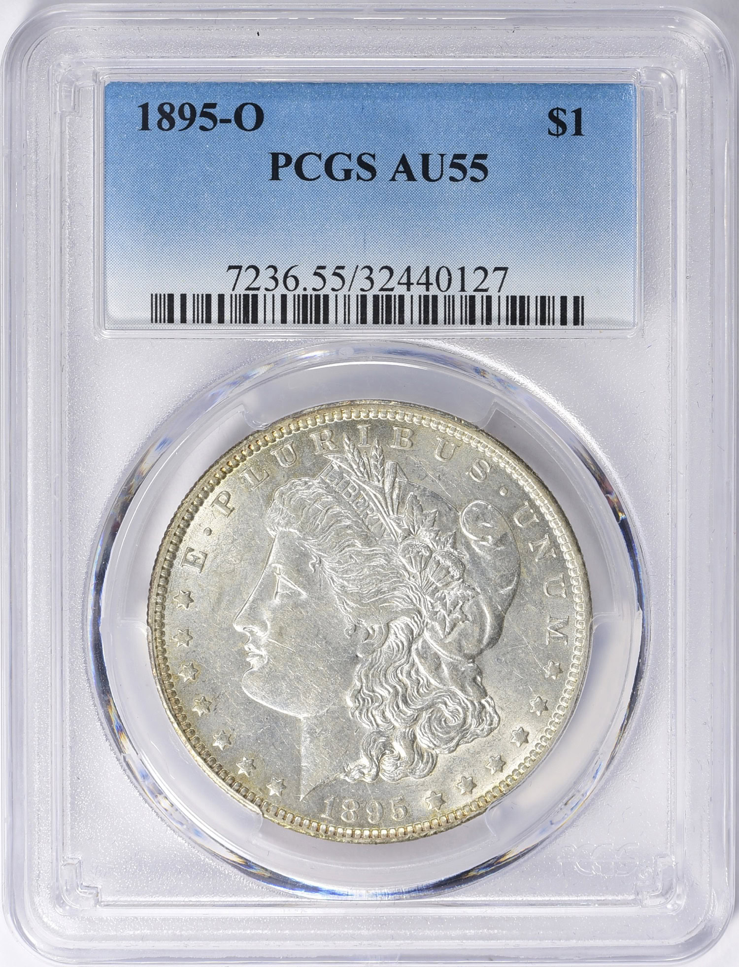1895-O Morgan Silver Dollar PCGS AU-55 (Item 1808348) | GreatCollections Coin Auctions