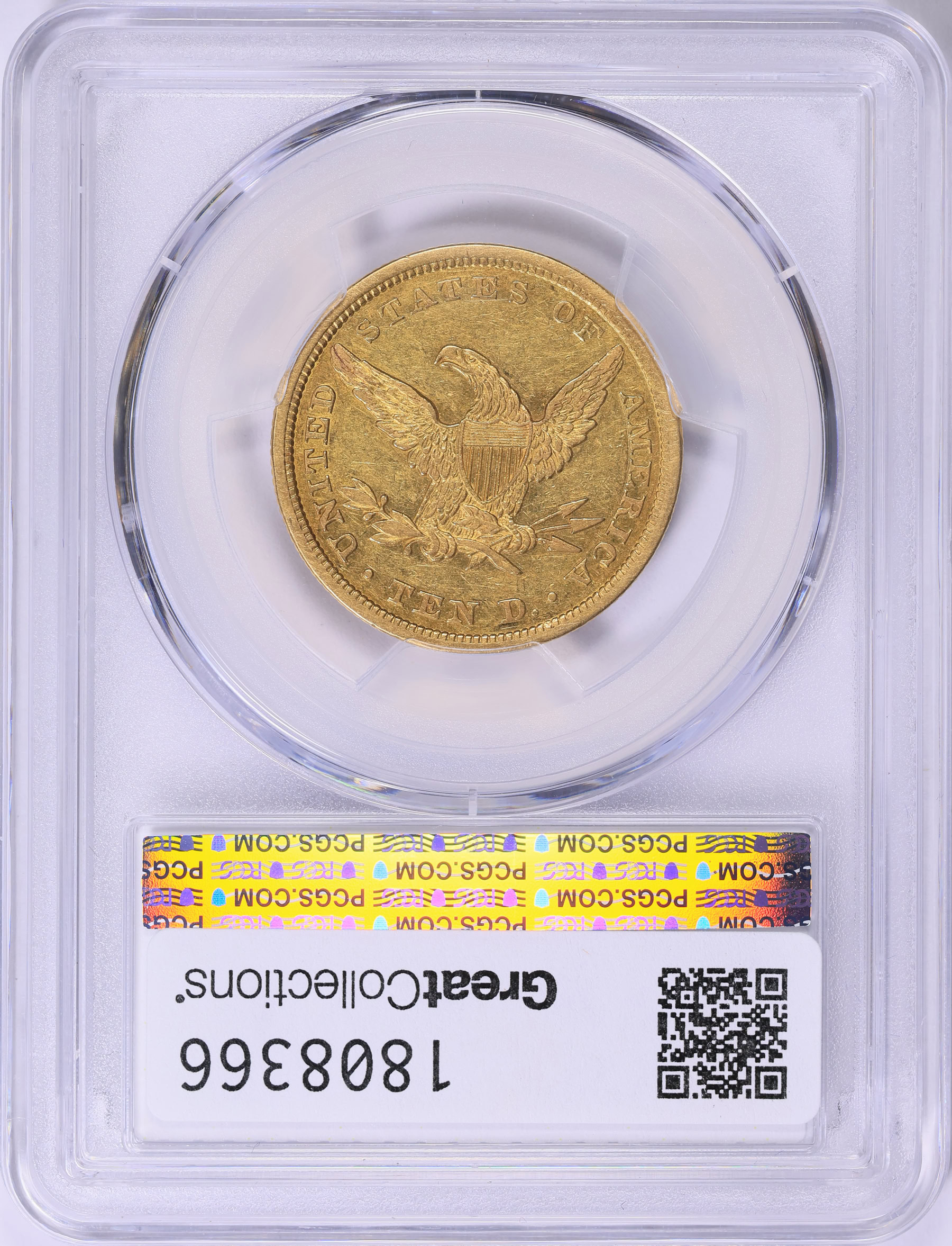 1840 Liberty Gold Eagle PCGS XF-45 (Item 1808366) | GreatCollections ...