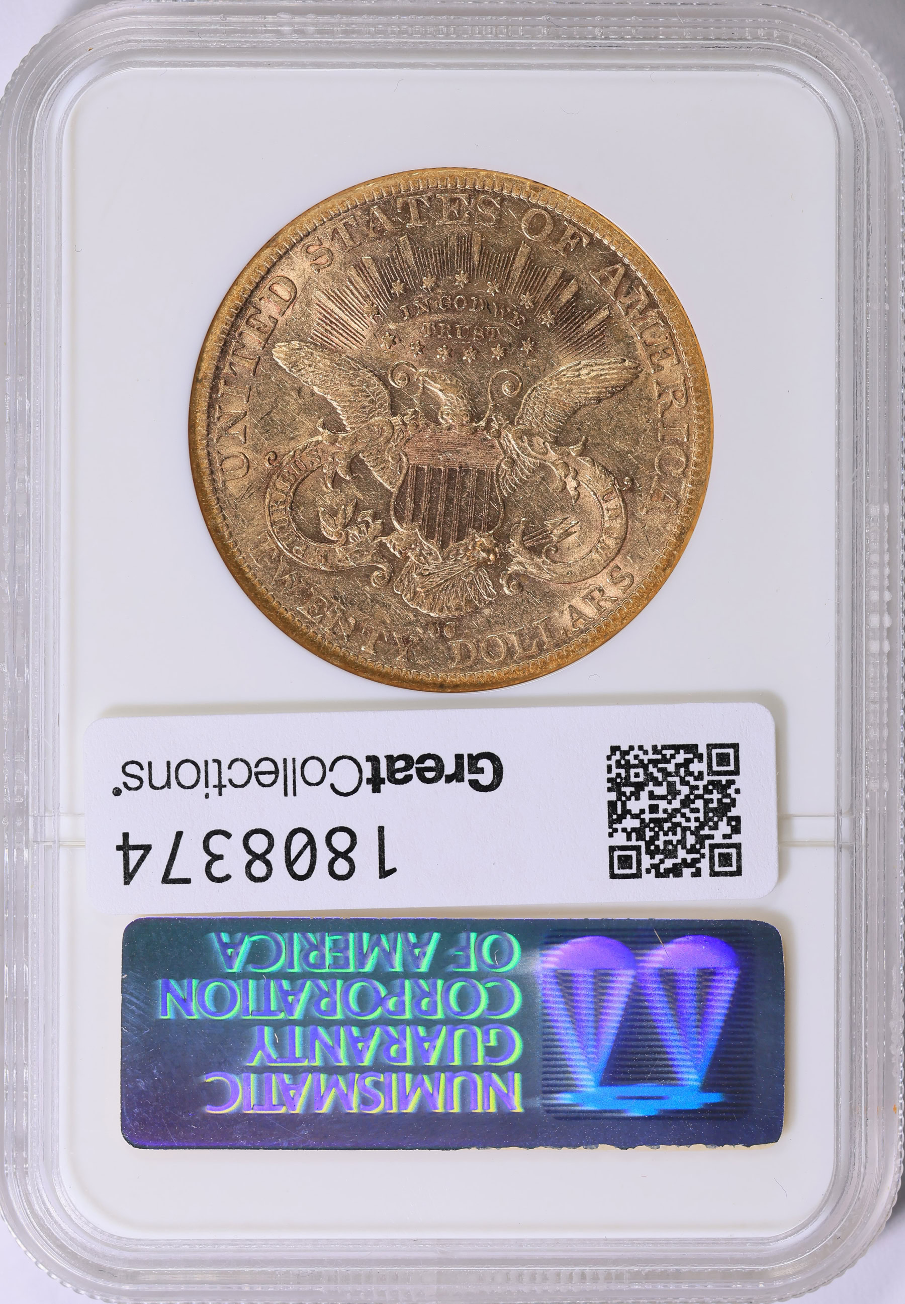 1889-CC Liberty Gold Double Eagle NGC VF-25 (Item 1808374) | GreatCollections Coin Auctions