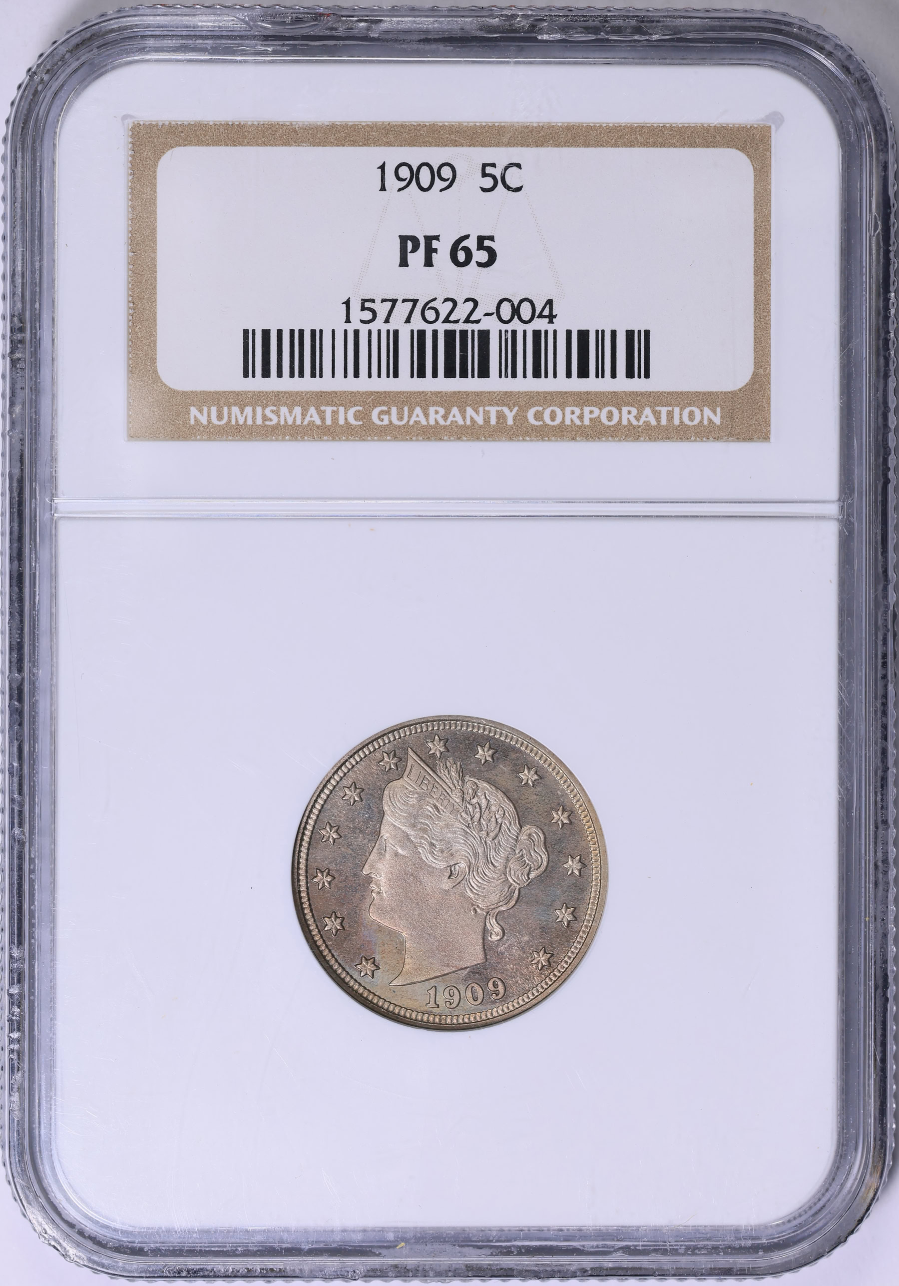 1909 Liberty Nickel NGC Proof-65 (Item 1808450) | GreatCollections Coin ...