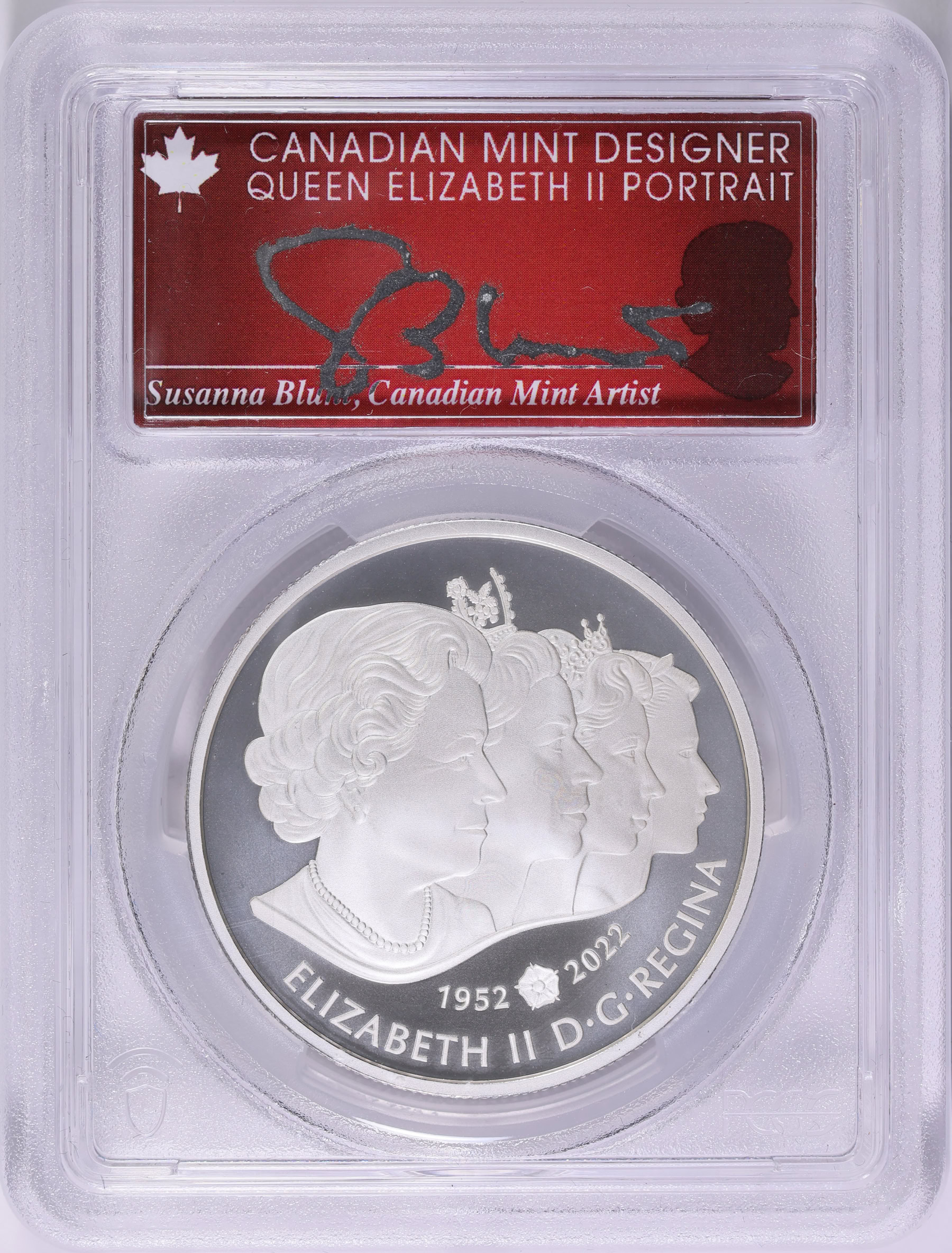 Canada 2022 Silver $20 Imperial State Crown Matte First Day of Issue PCGS Proof-70 (Susanna ...