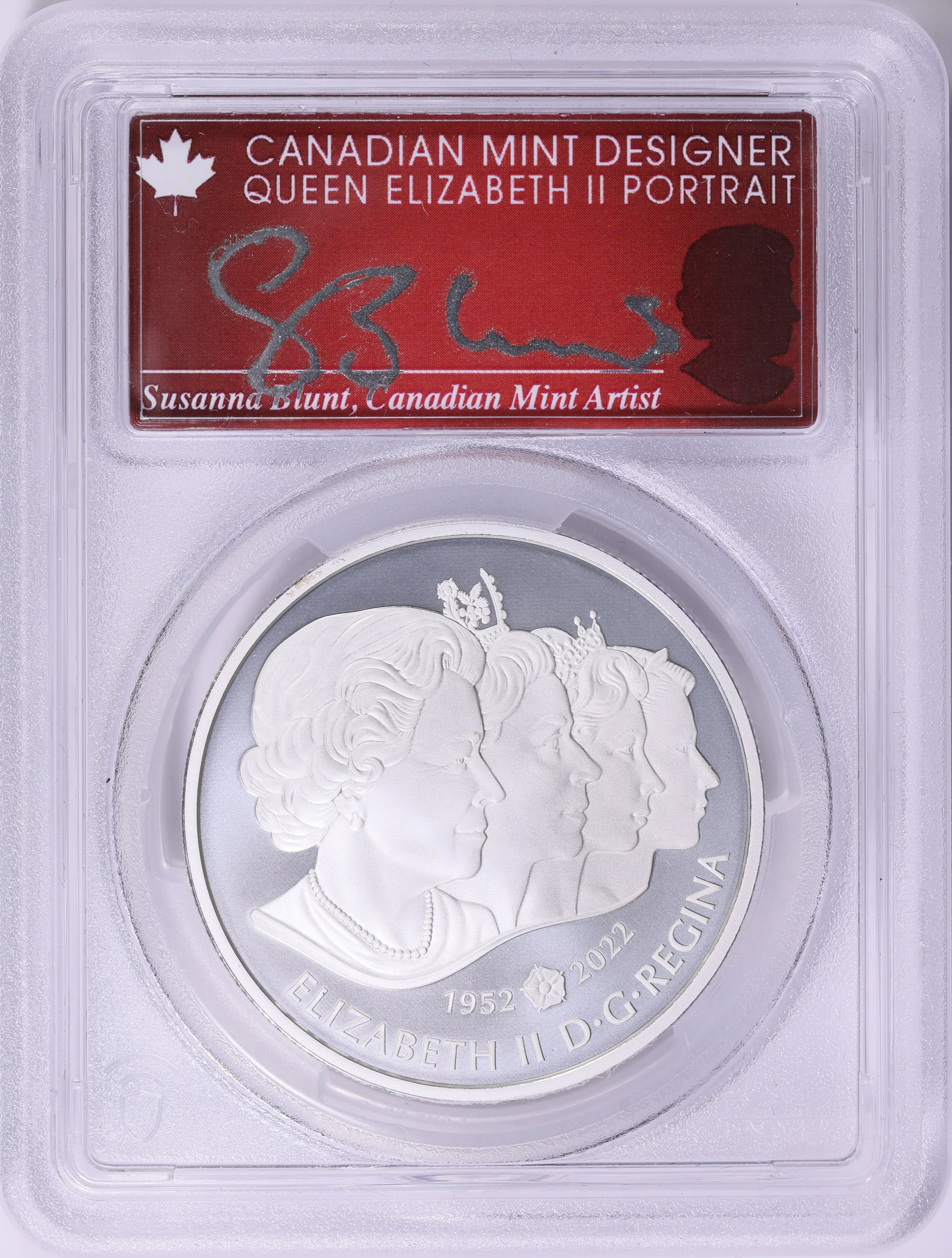 Canada 2022 Silver $20 Imperial State Crown Matte First Day of Issue PCGS Proof-70 (Susanna ...