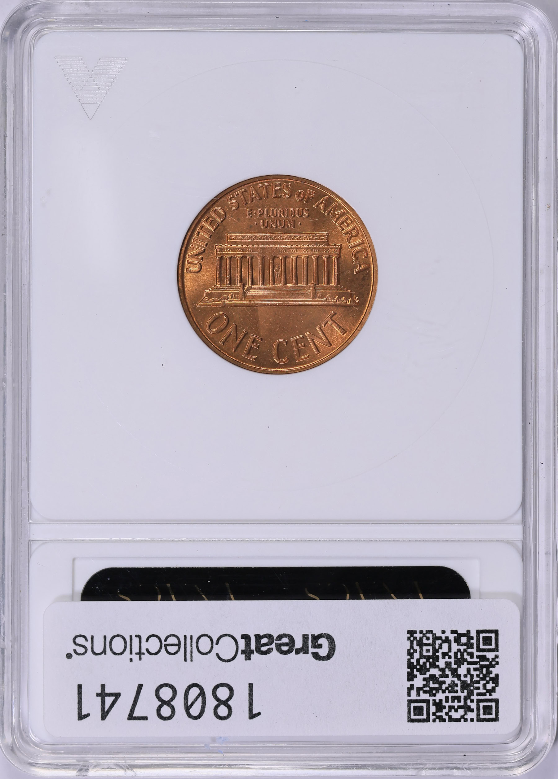 1960-D/D Lincoln Cent Large Date ANACS MS-65 RD OH (Item 1808741) | GreatCollections Coin Auctions