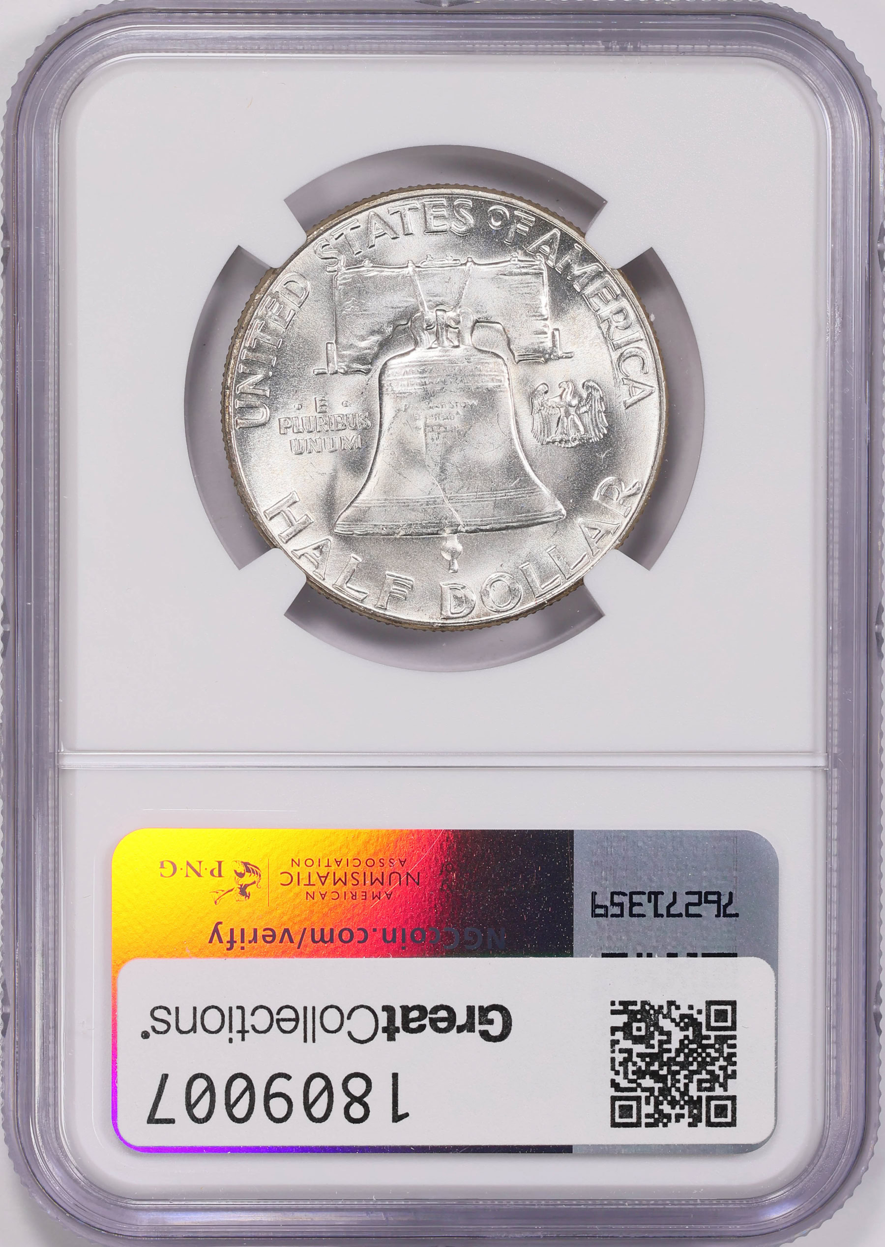 1956 Franklin Half Dollar NGC MS-65 FBL (Toned) (Item 1809007 ...