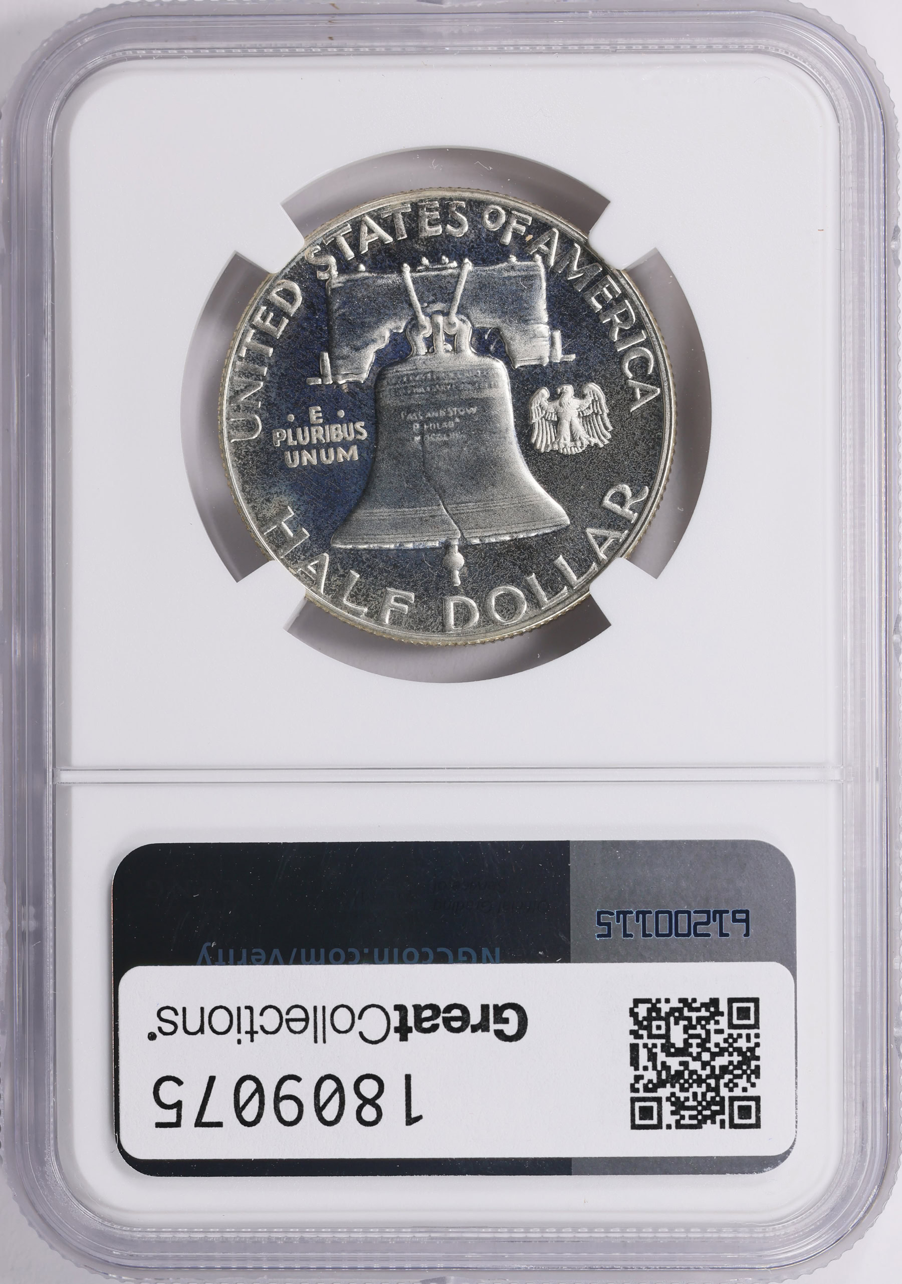 1956 Franklin Half Dollar Type 2 NGC Proof-67 (Item 1809075) | GreatCollections Coin Auctions