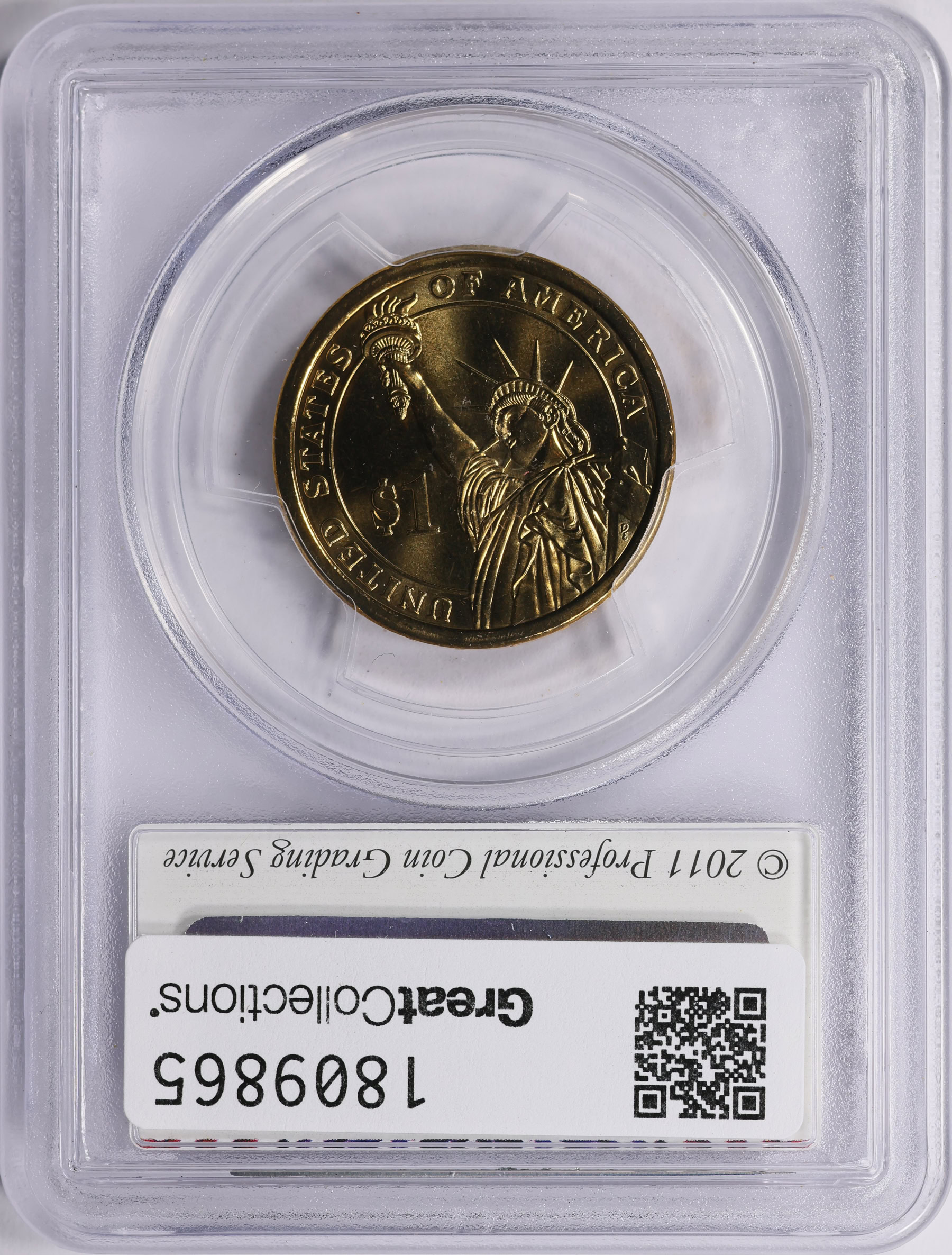 2011-D Presidential Dollar Ulysses S. Grant Position A PCGS MS-66 (Item ...