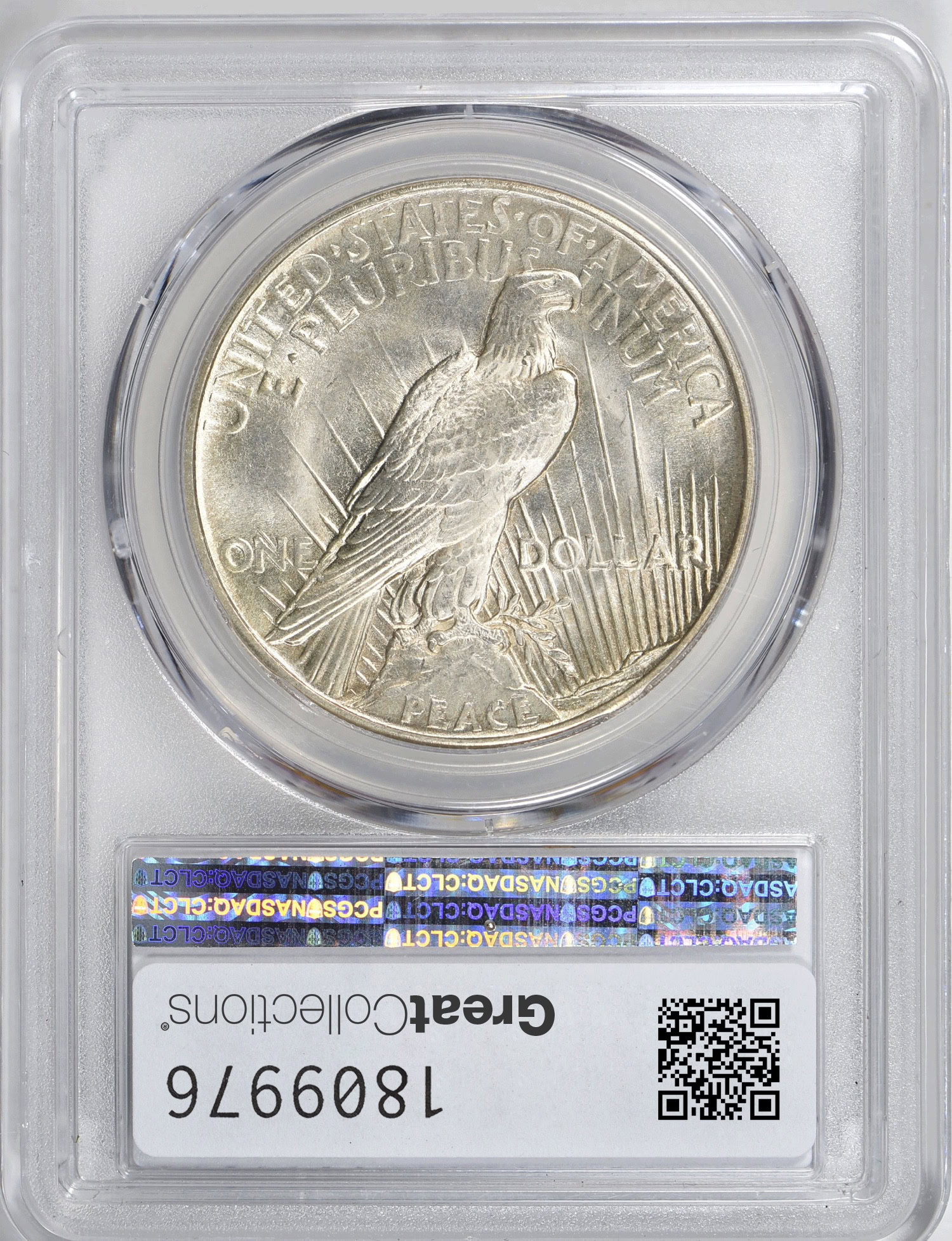 1921 Peace Silver Dollar High Relief PCGS MS-65 (CAC Green) (Item ...