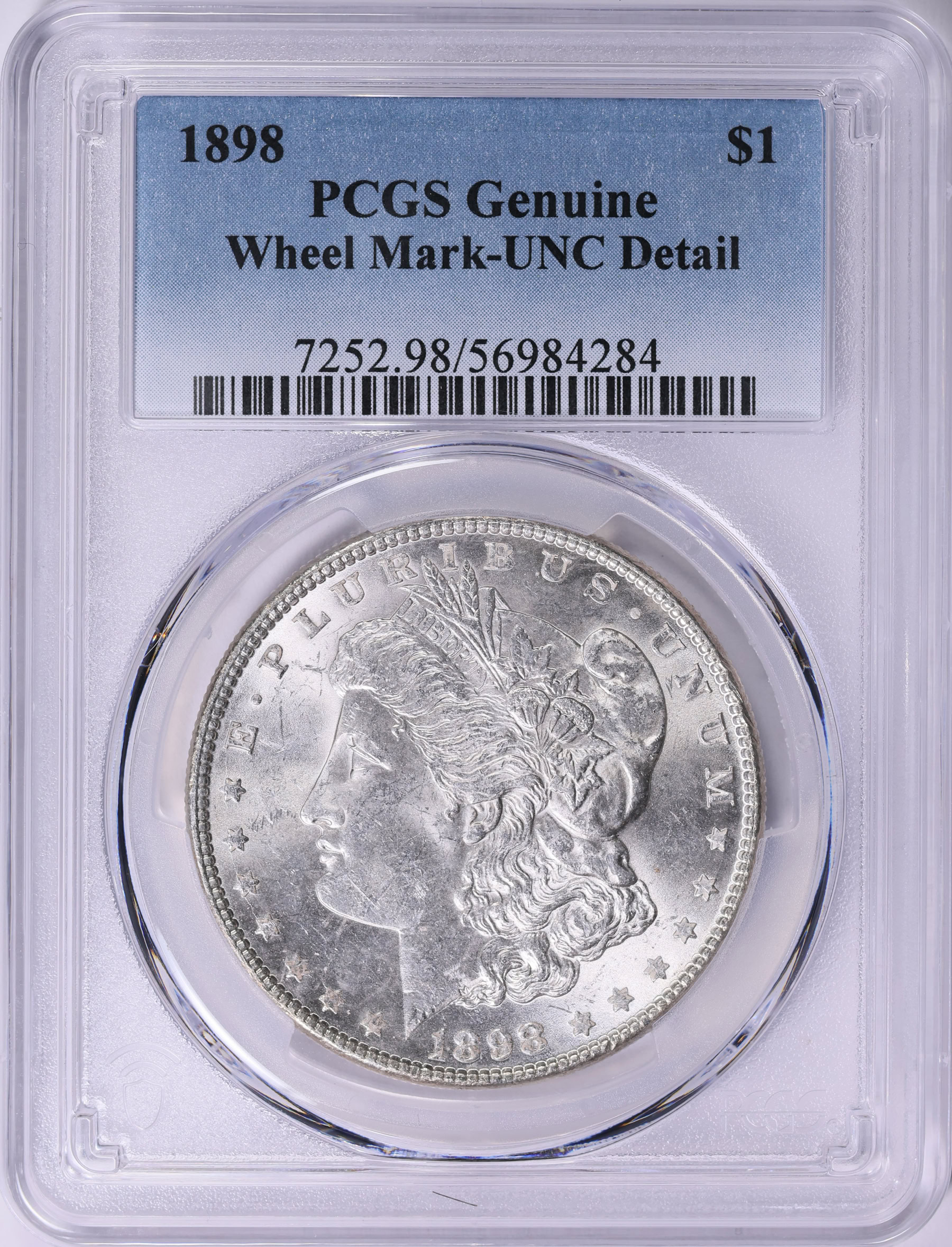1898 Morgan Silver Dollar PCGS Genuine Unc Details (Item 1810126 ...