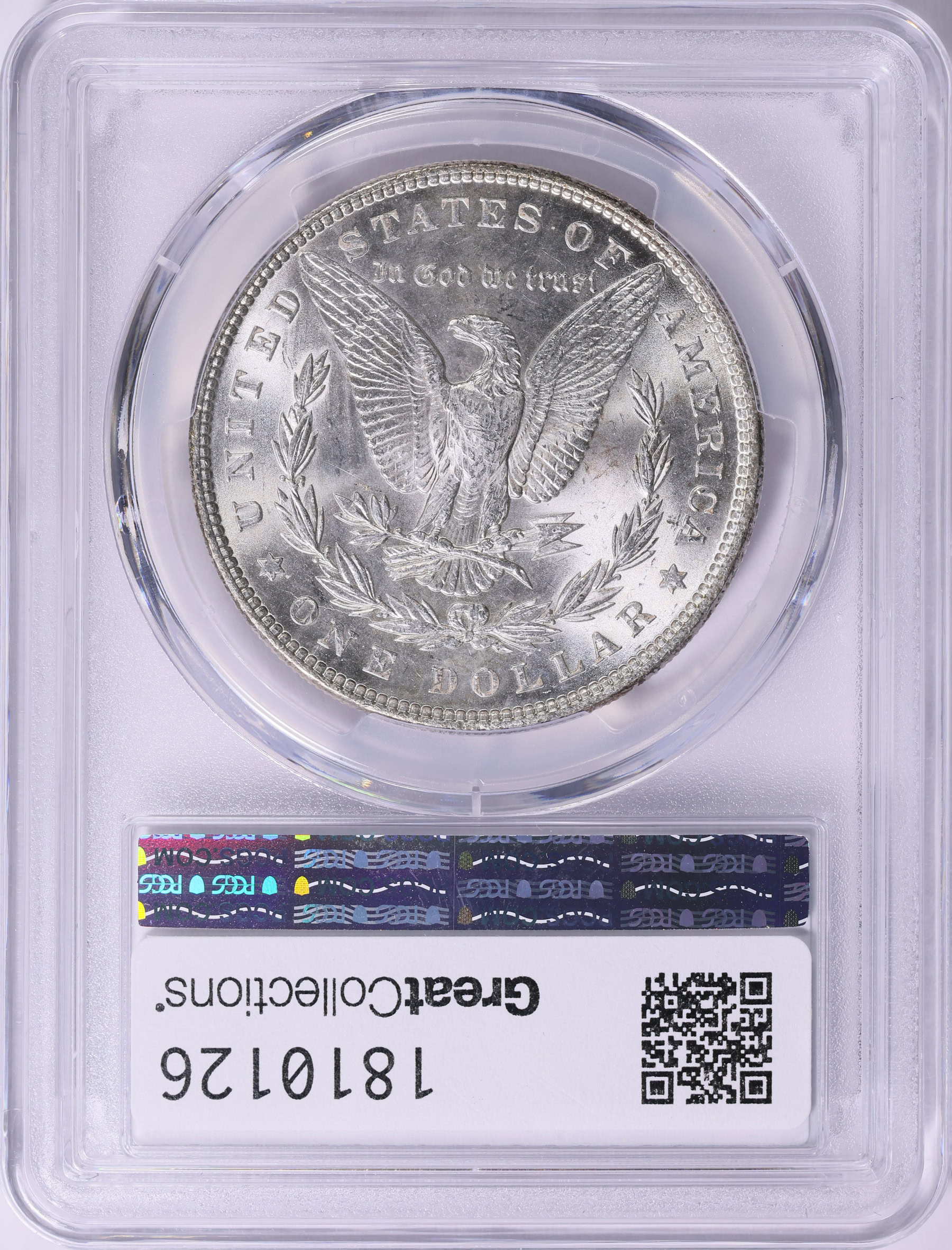 1898 Morgan Silver Dollar PCGS Genuine Unc Details (Item 1810126) | GreatCollections Coin Auctions