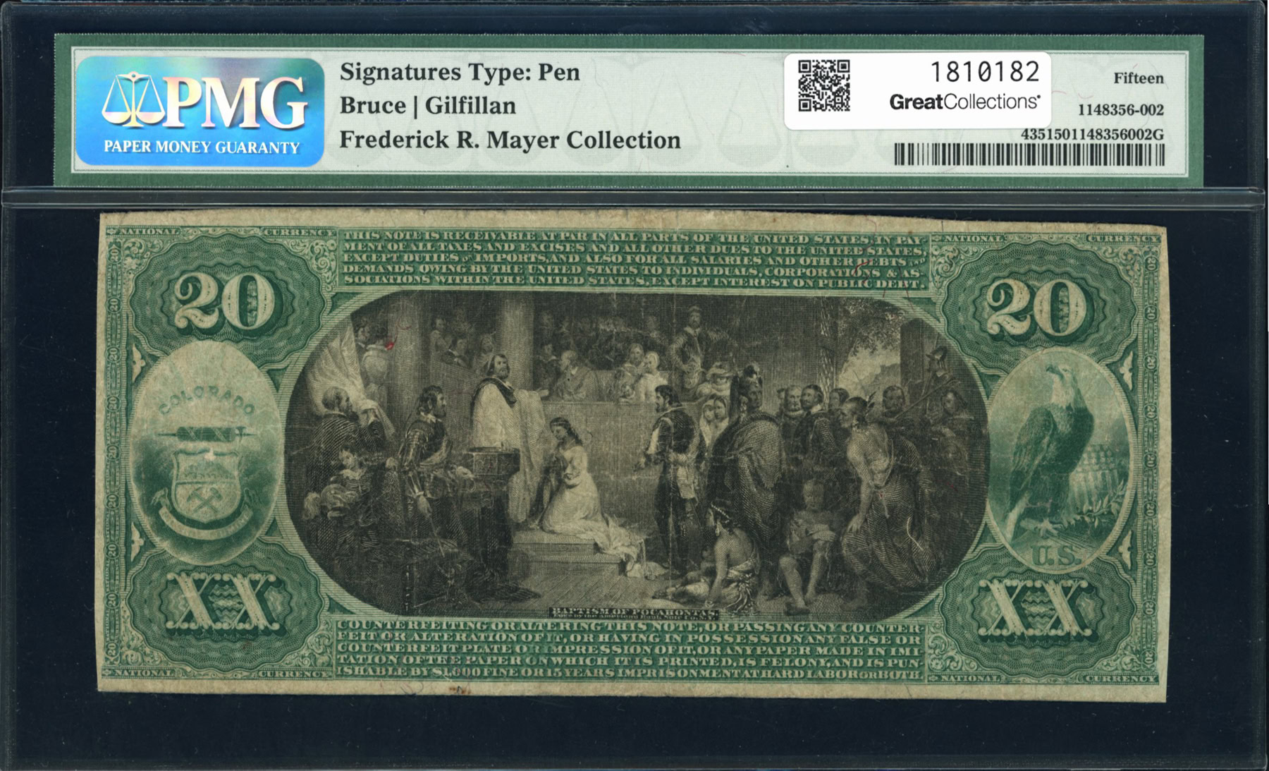 Fr. 435 Fort Collins, Colorado, The First National Bank of Fort Collins ...