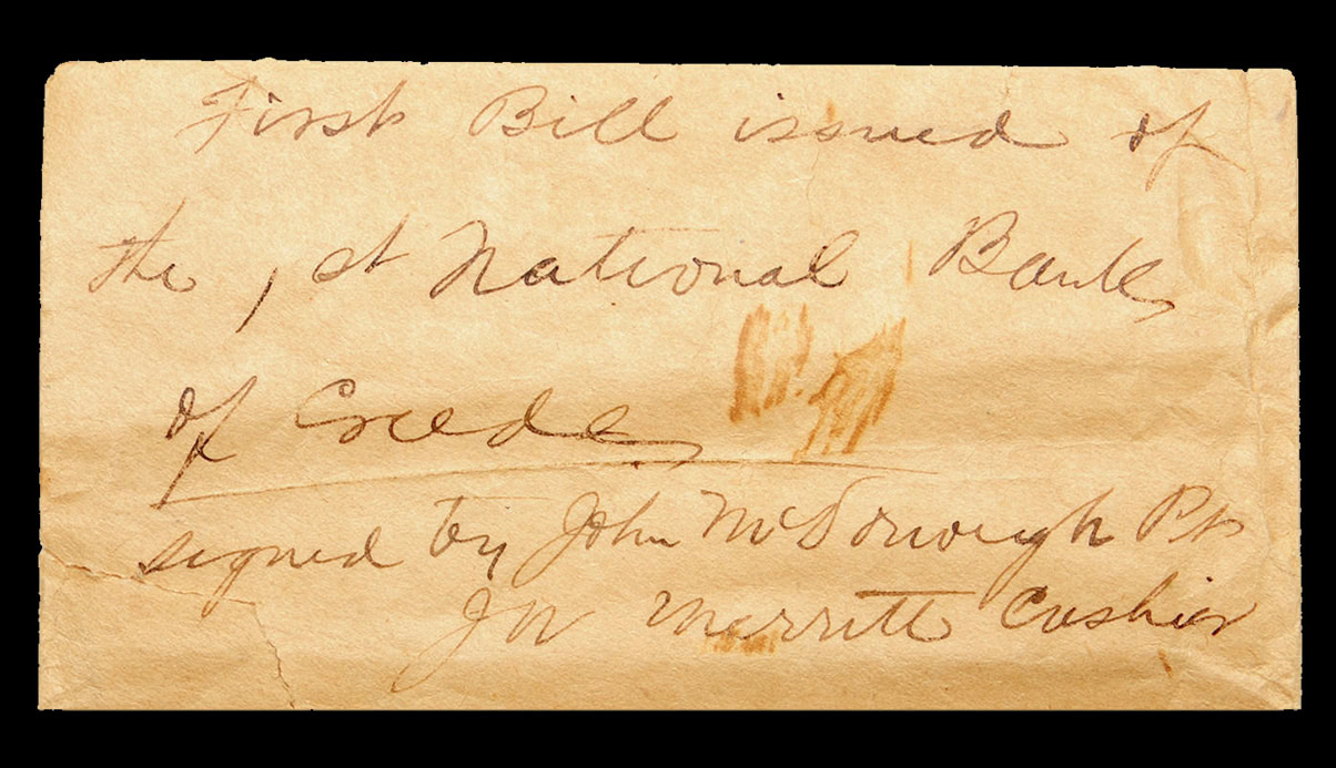 Fr. 472 Creede, Colorado, The First National Bank of Creede, Charter ...