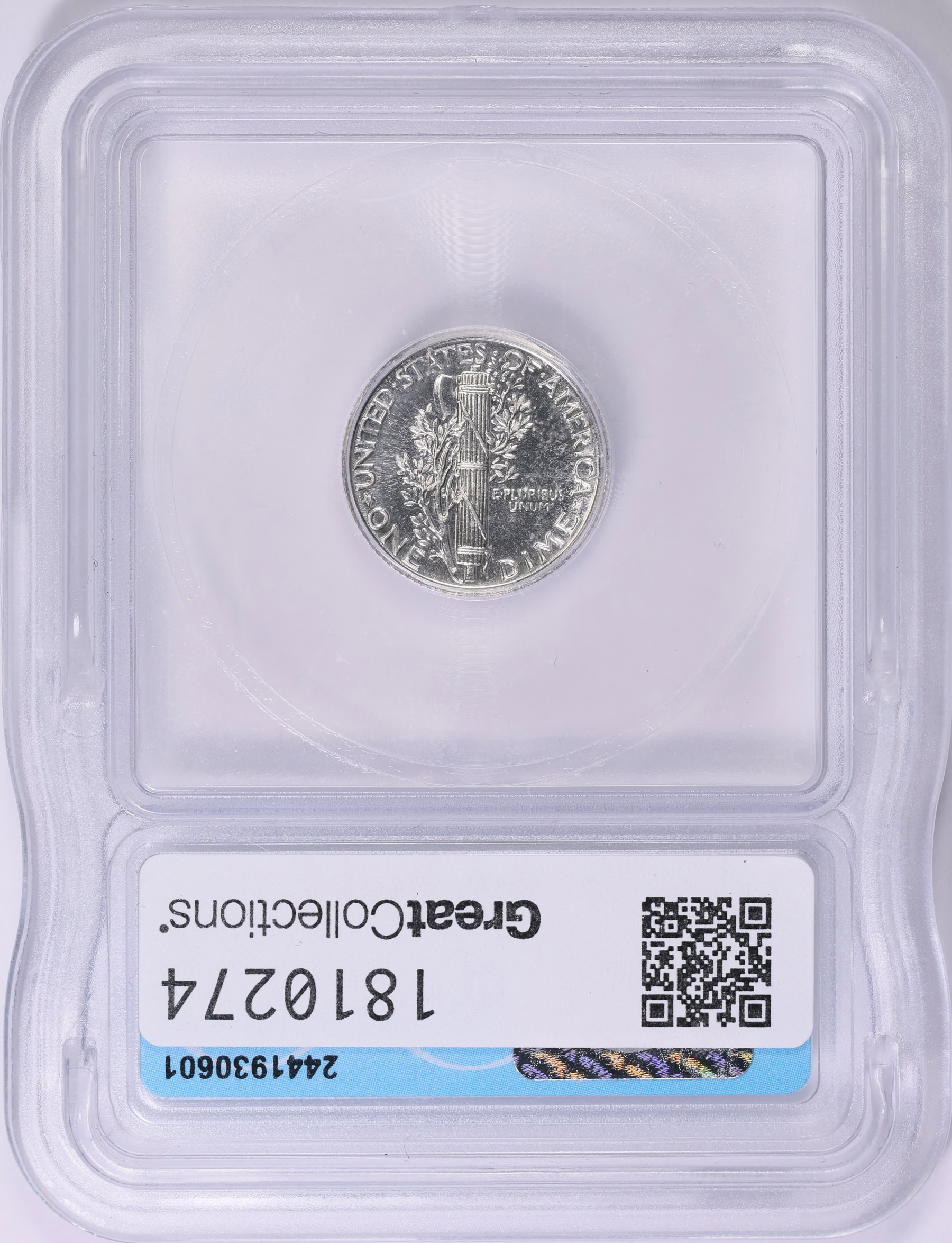 1941 Mercury Dime ICG Proof-66 (Item 1810274) | GreatCollections Coin ...