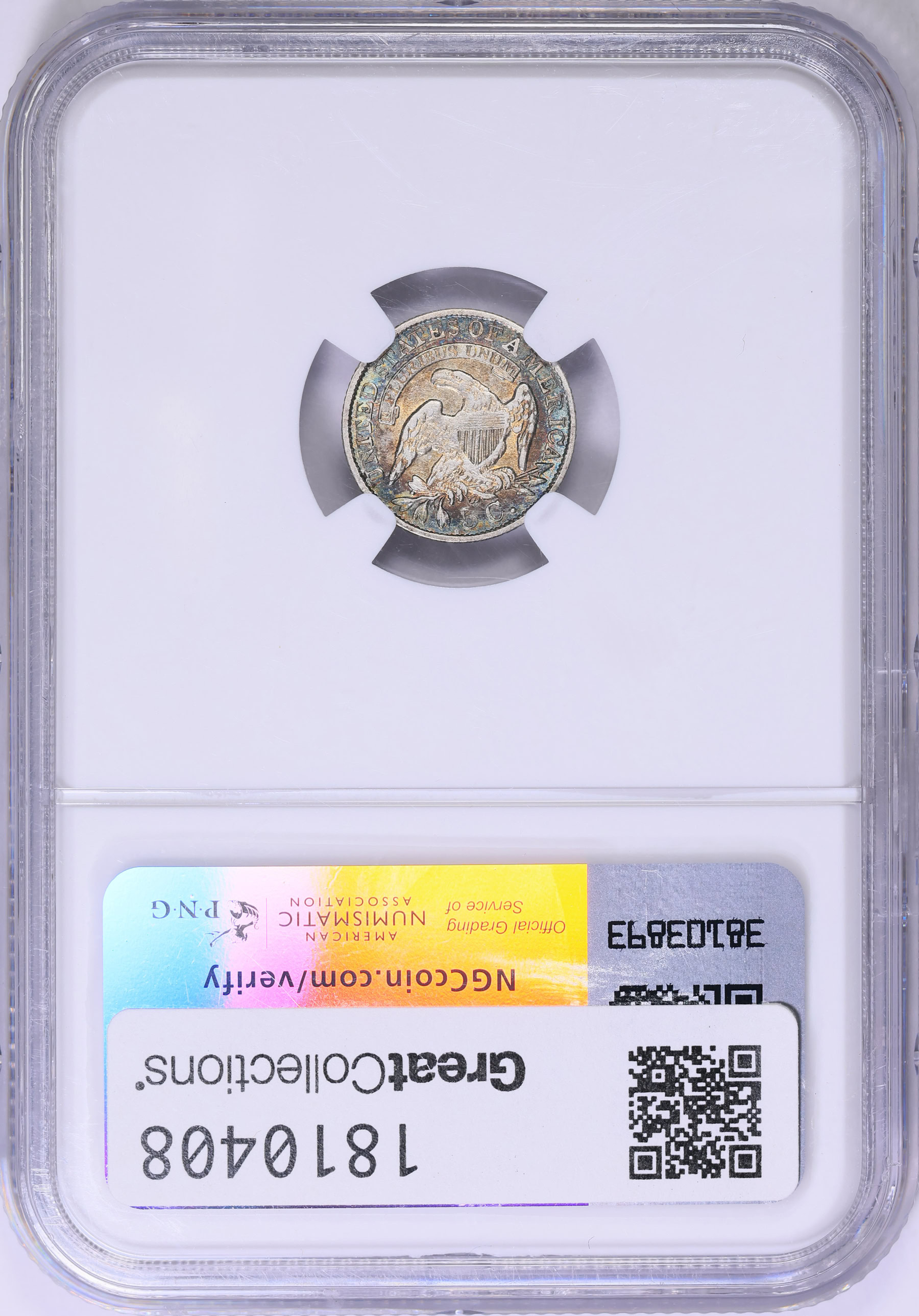 1833 Capped Bust Half Dime NGC AU-58 (Toned) (Item 1810408 ...