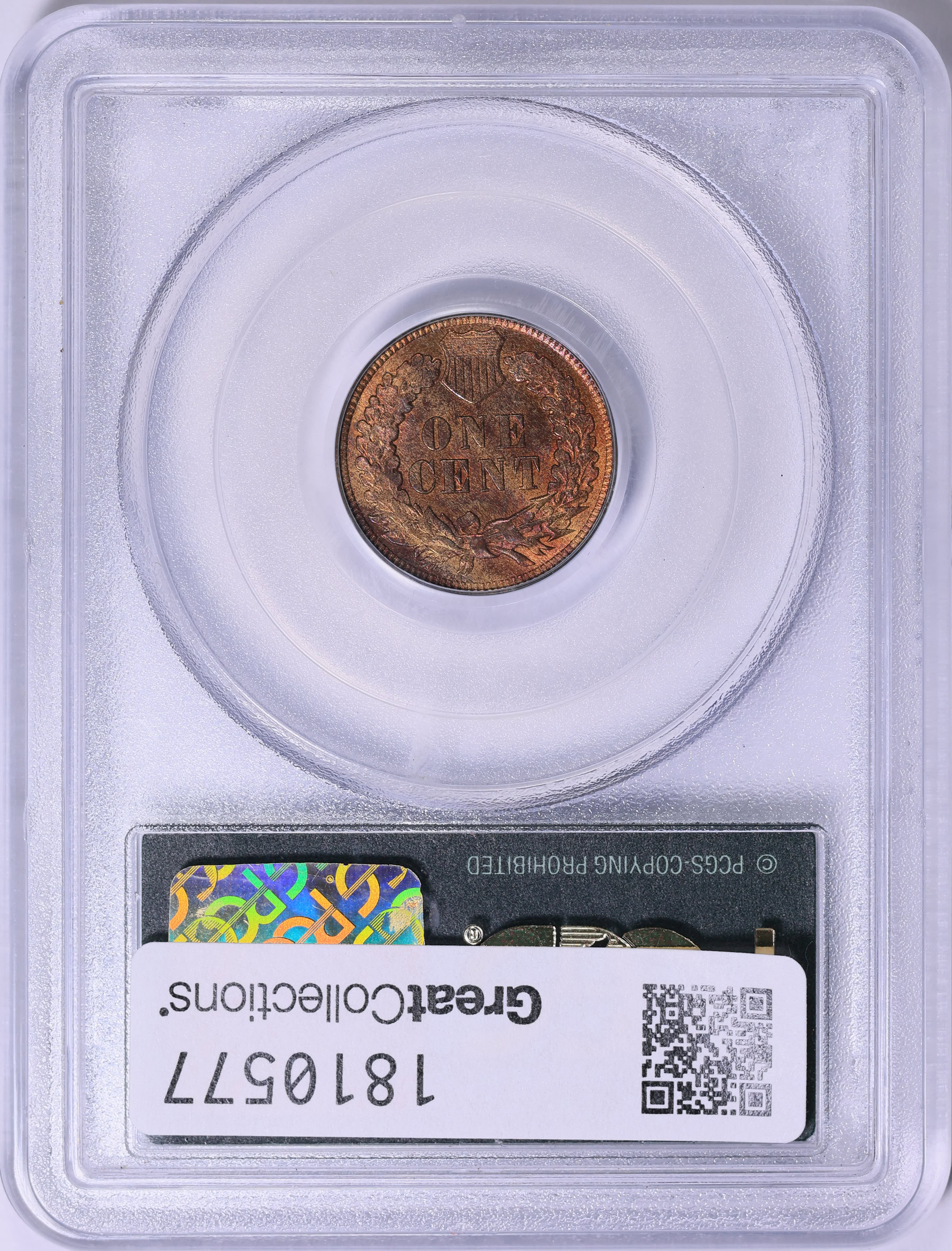 1909 Indian Cent PCGS MS-64 RD OGH (Item 1810577) | GreatCollections Coin Auctions