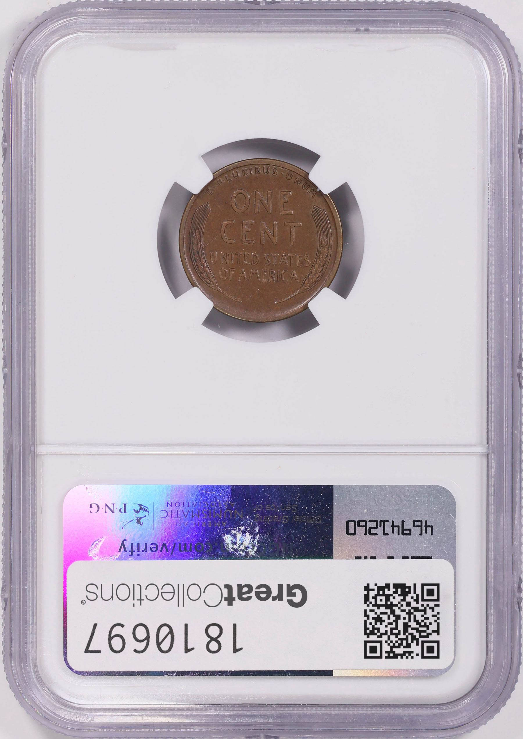 1922-No D Lincoln Cent Strong Reverse NGC AU-53 BN (Item 1810697 ...