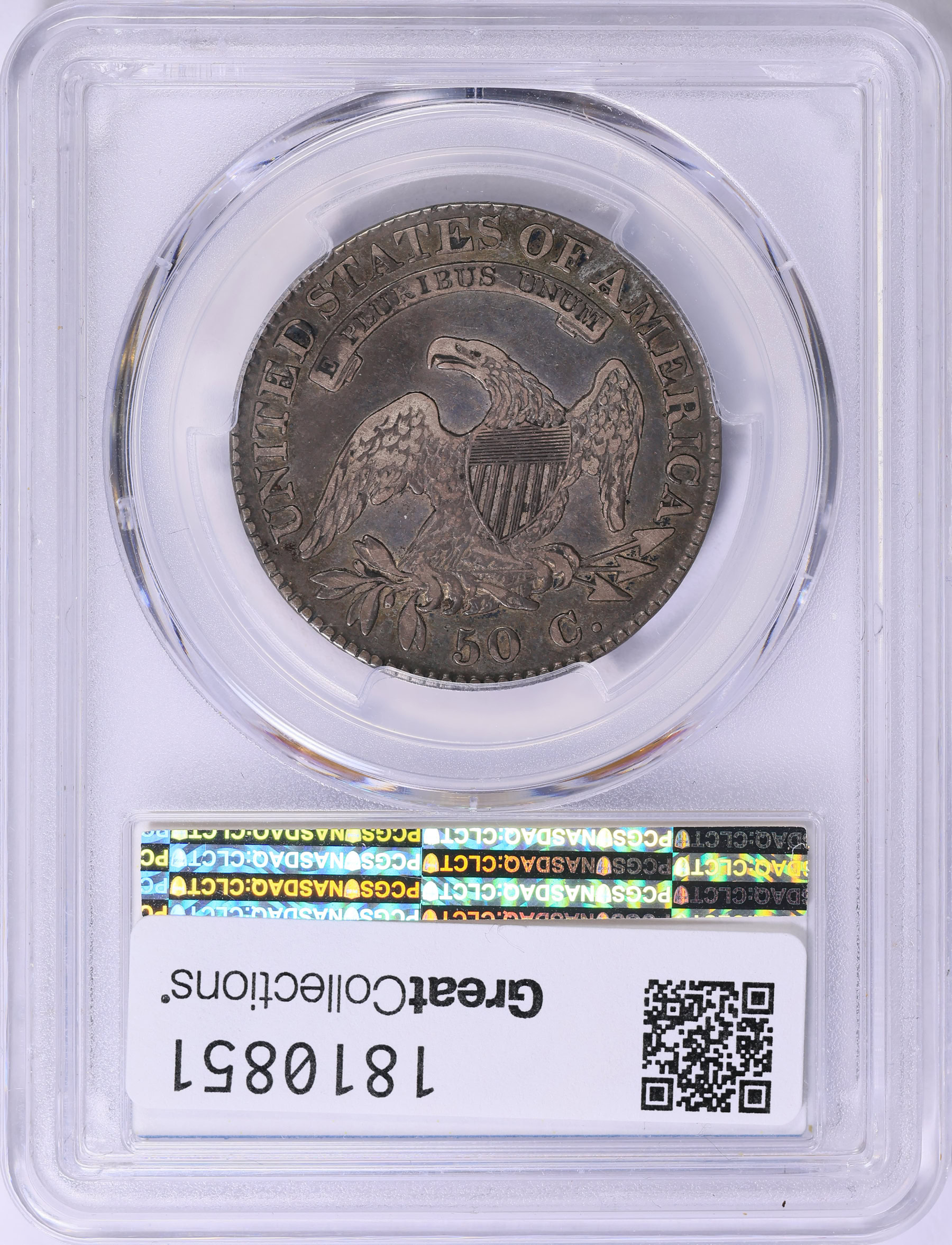 1821 Capped Bust Half Dollar PCGS VF-35 (Toned) (Item 1810851) | GreatCollections Coin Auctions