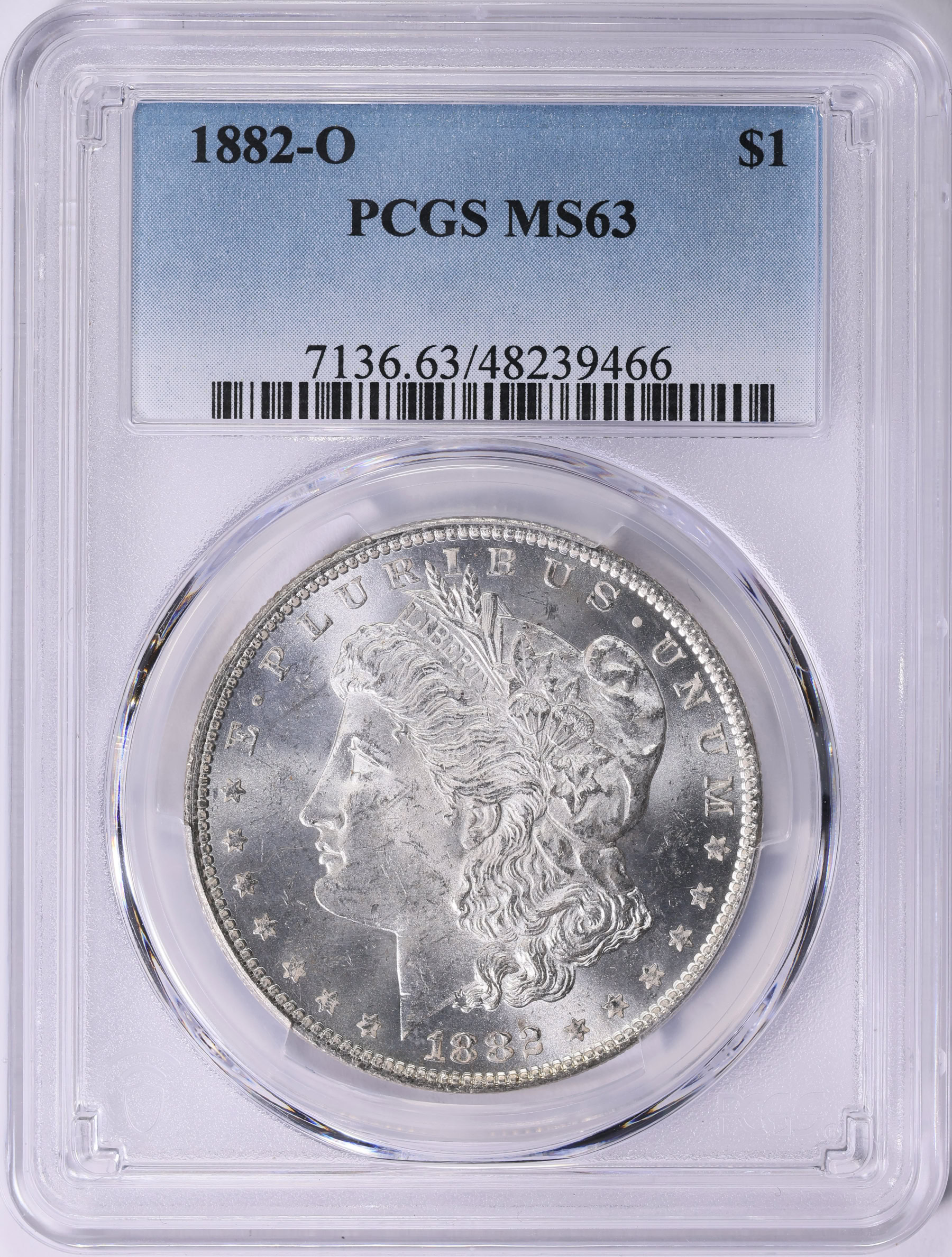 1882-O Morgan Silver Dollar PCGS MS-63 (Item 1810870) | GreatCollections Coin Auctions
