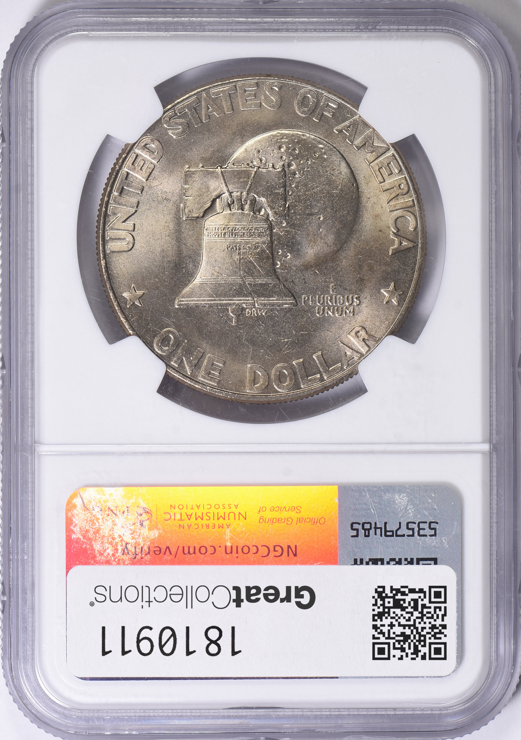 1976-D Eisenhower Dollar Type 1 NGC MS-67 (Item 1810911) | GreatCollections Coin Auctions