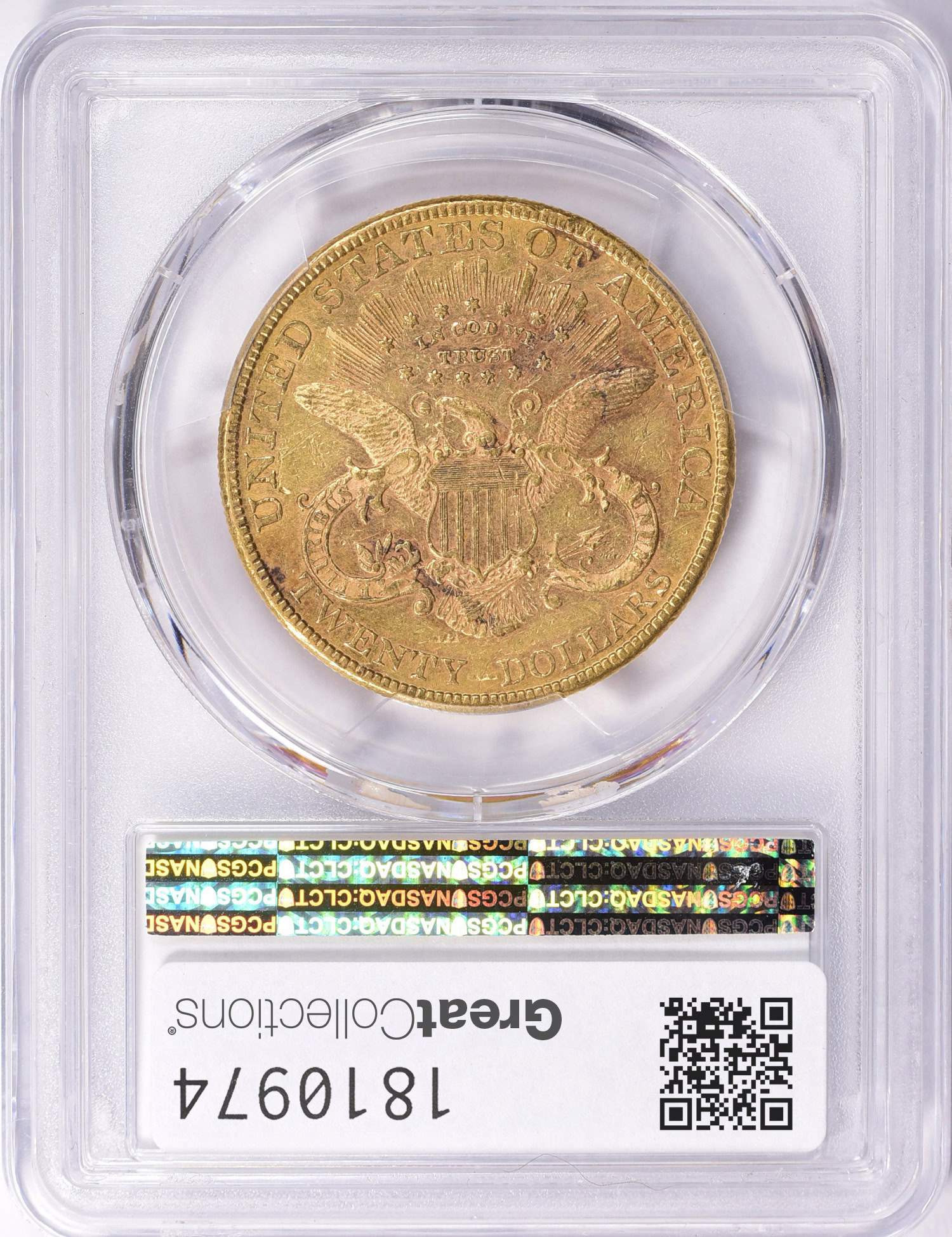 1886 Liberty Gold Double Eagle PCGS AU-55 (The Fairmont Collection ...