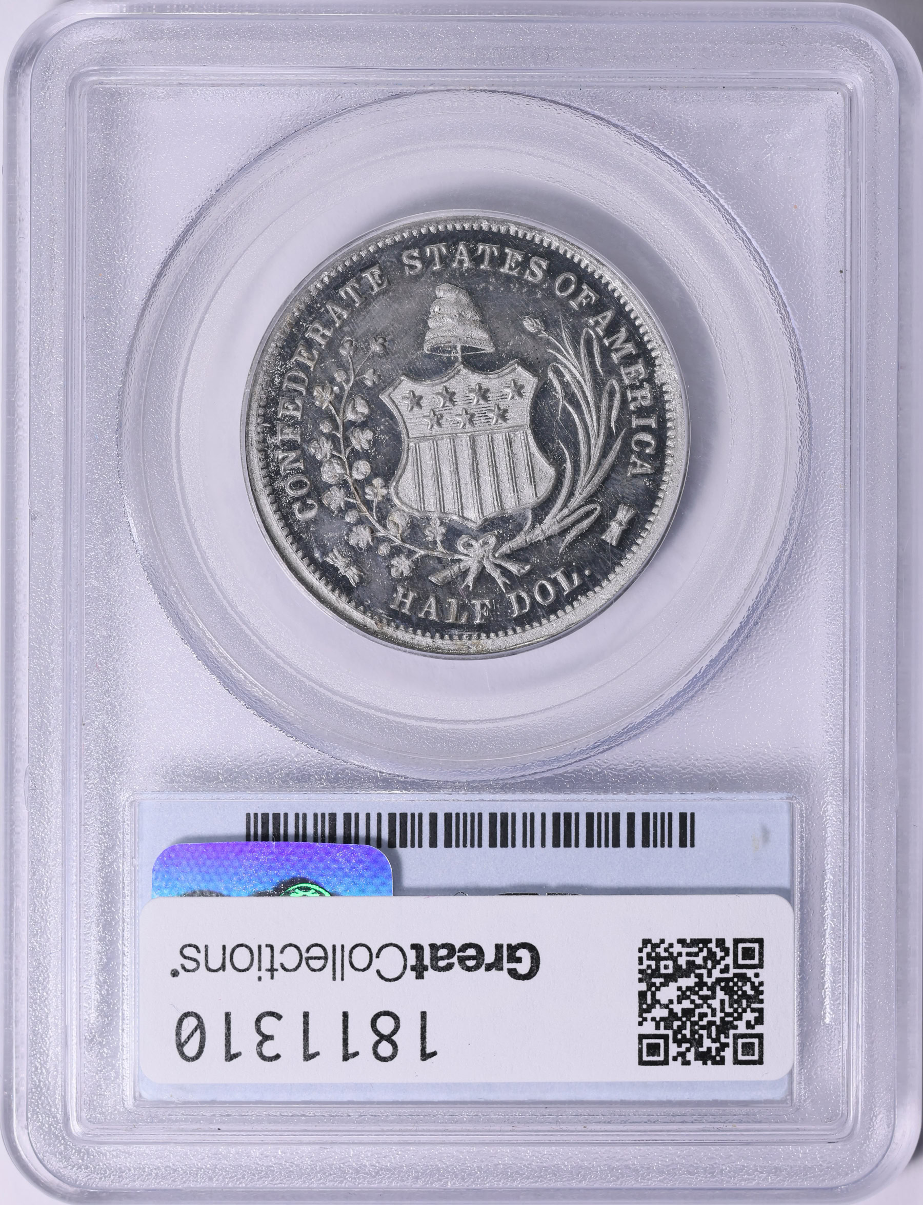 1861 Confederate States of America - CSA Scott Restrike PCGS MS-63 ...