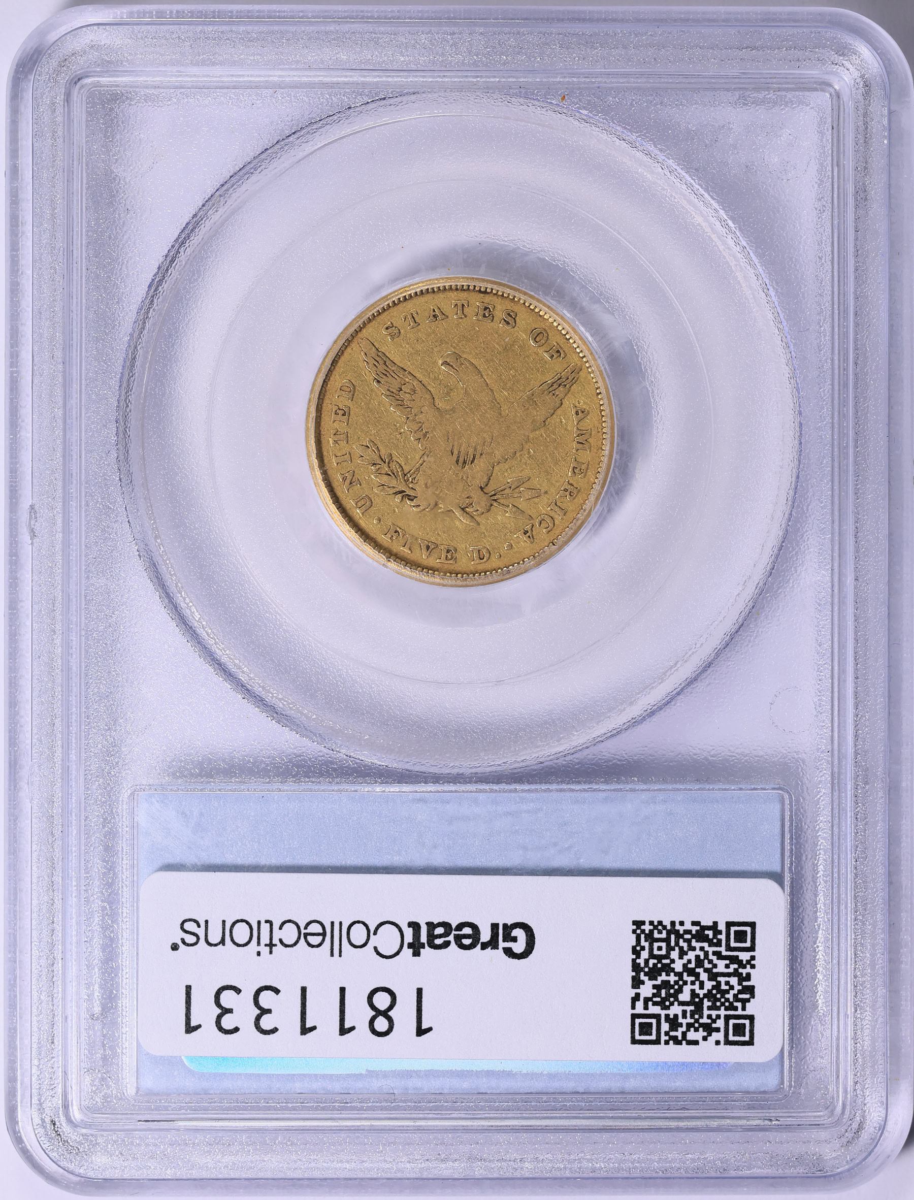 1839-C Liberty Gold Half Eagle PCGS VF-20 (Item 1811331 ...