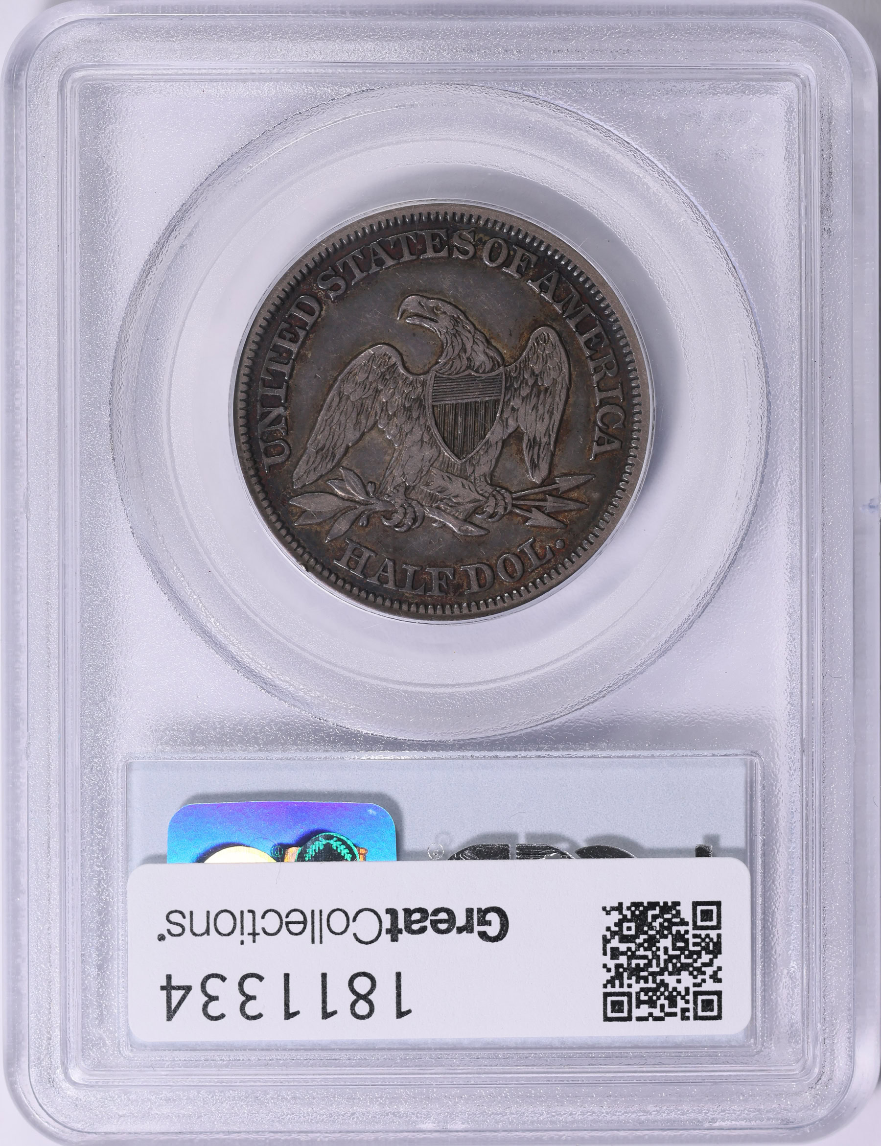 1847/6 Seated Liberty Half Dollar PCGS XF-40 (Item 1811334) | GreatCollections Coin Auctions