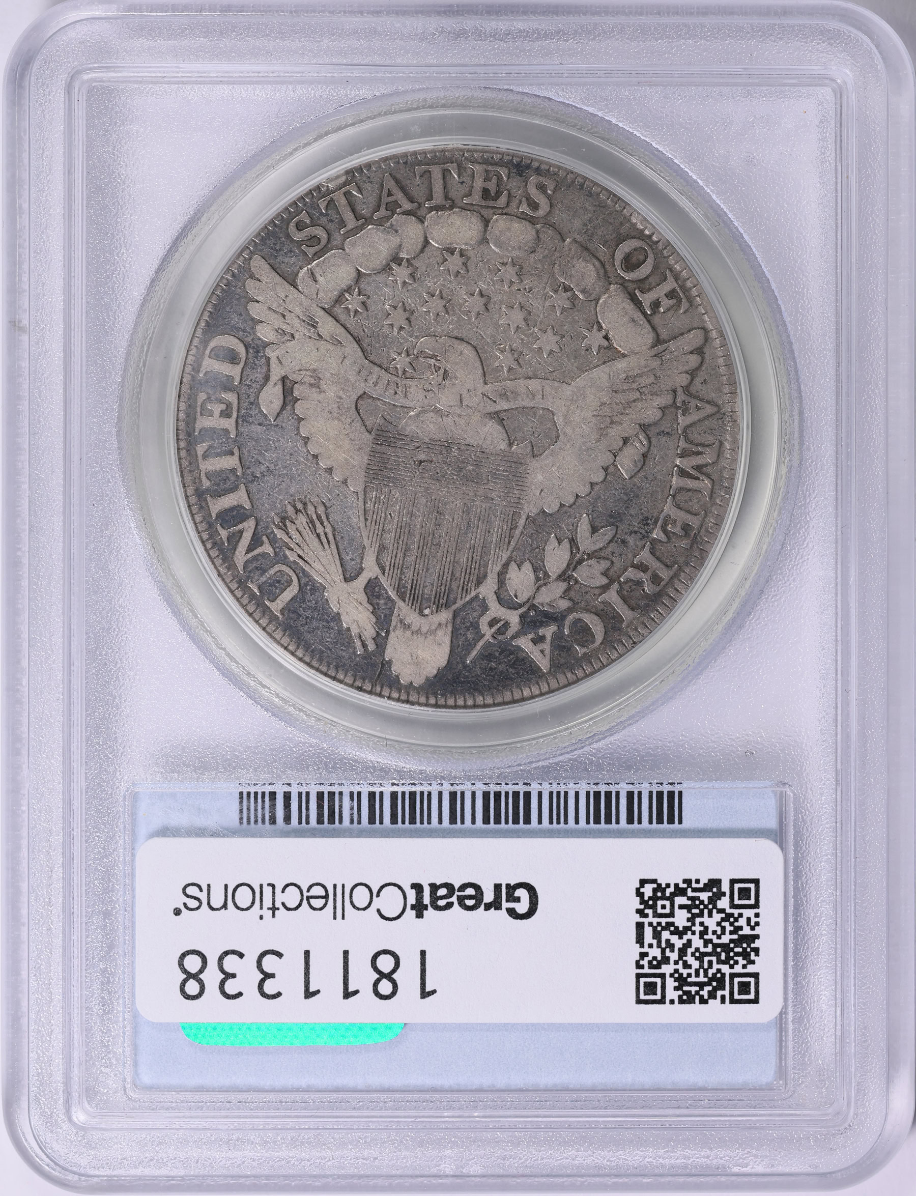 1802 Draped Bust Silver Dollar Narrow Date PCGS VG-10 (Toned) (Item ...