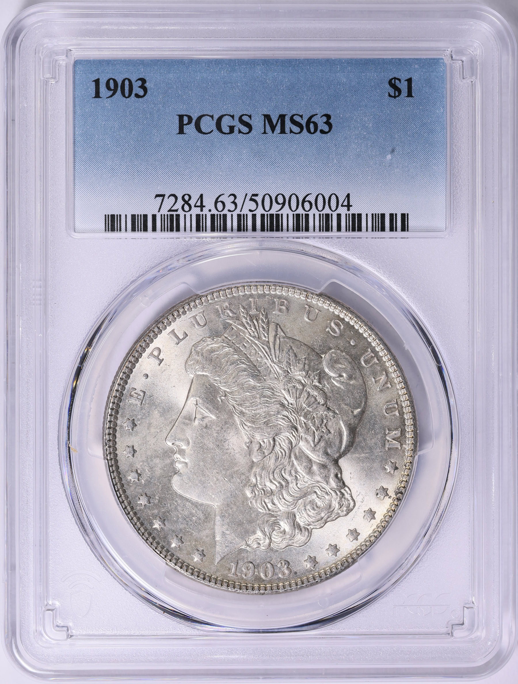 1903 Morgan Silver Dollar PCGS MS-63 (Item 1811450) | GreatCollections ...