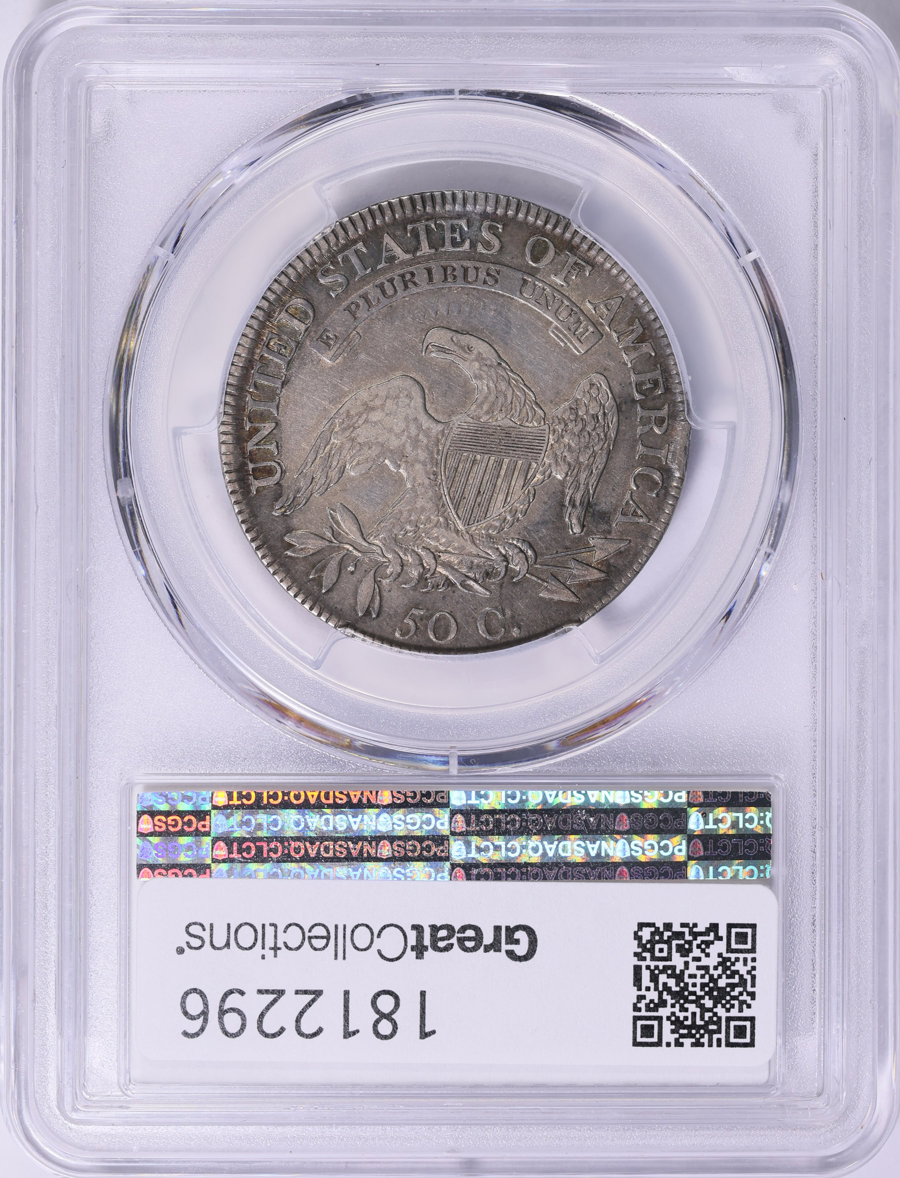 1809 Capped Bust Half Dollar XXX Edge Overton 102 PCGS XF-40 (Item 1812296) | GreatCollections ...