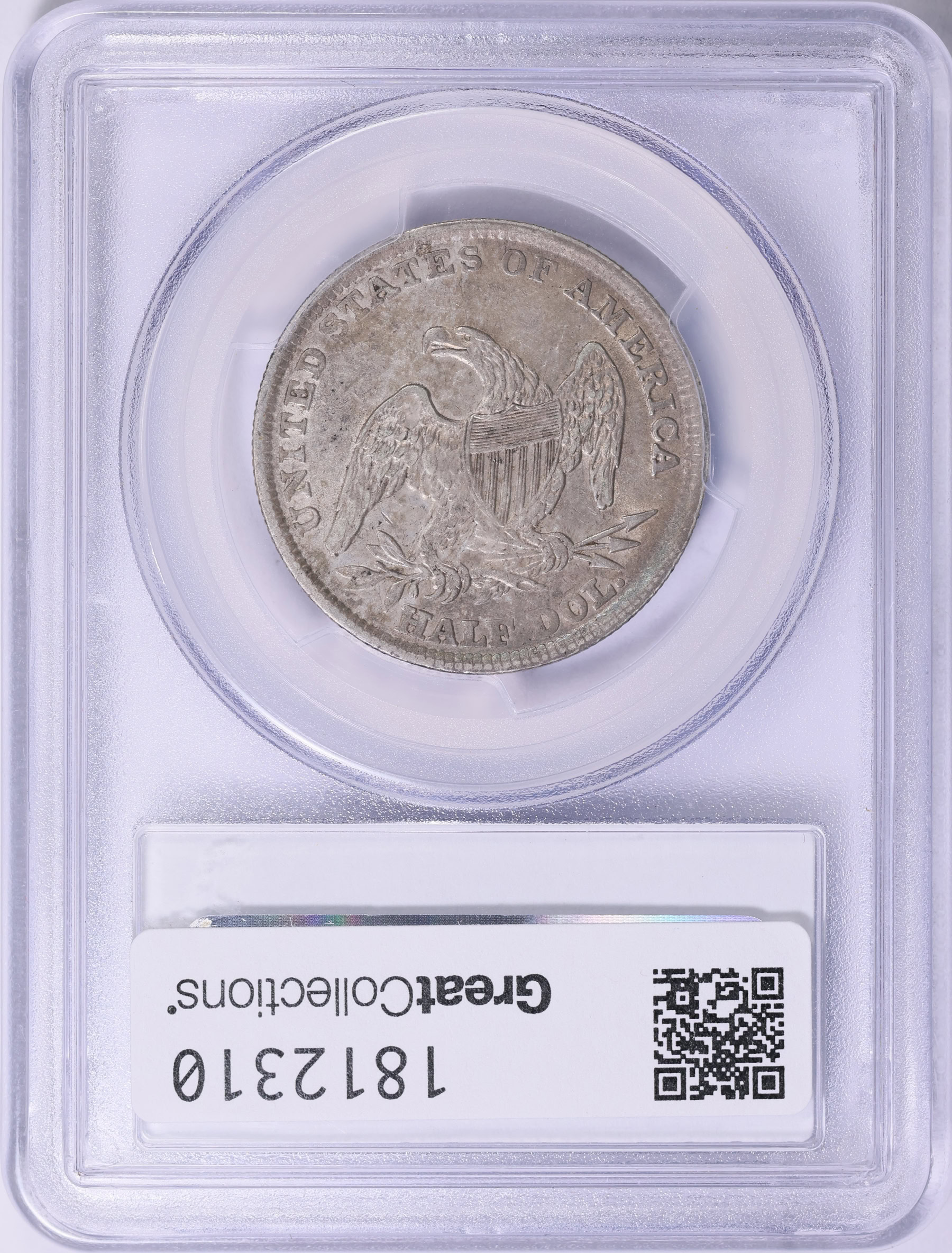 1839 Capped Bust Half Dollar Reeded Edge PCGS AU-50 (Toned) (Item ...