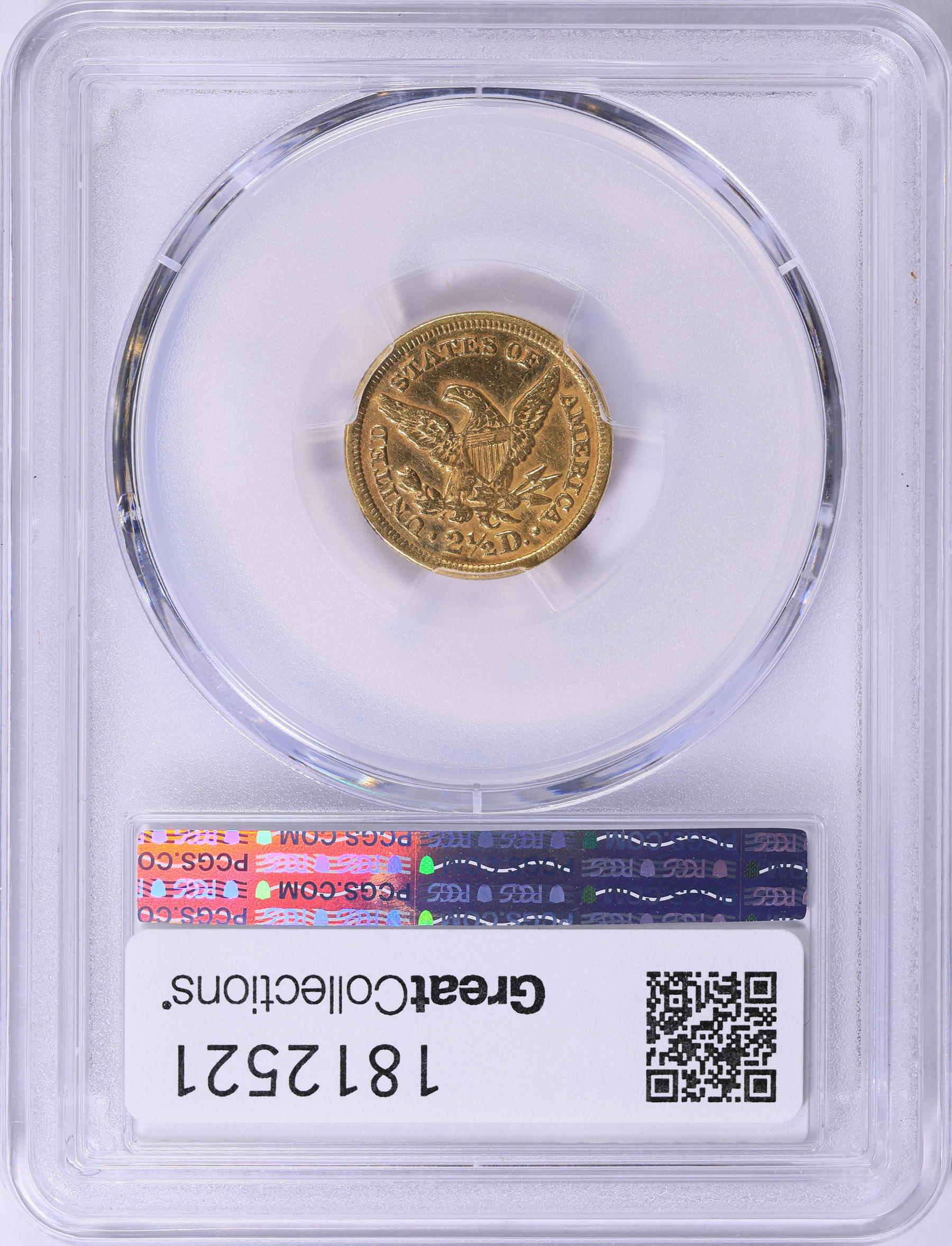 1848-C Liberty Gold Quarter Eagle PCGS Genuine VF Details (Item 1812521 ...