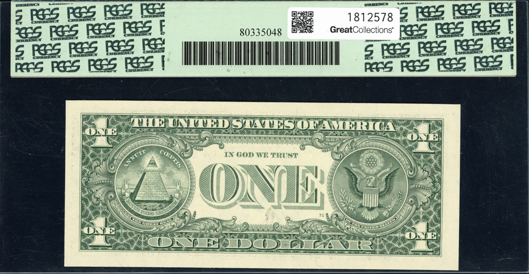 Fr. 1933-F (FI Block) 2006 $1 Atlanta Federal Reserve Note Low Serial ...