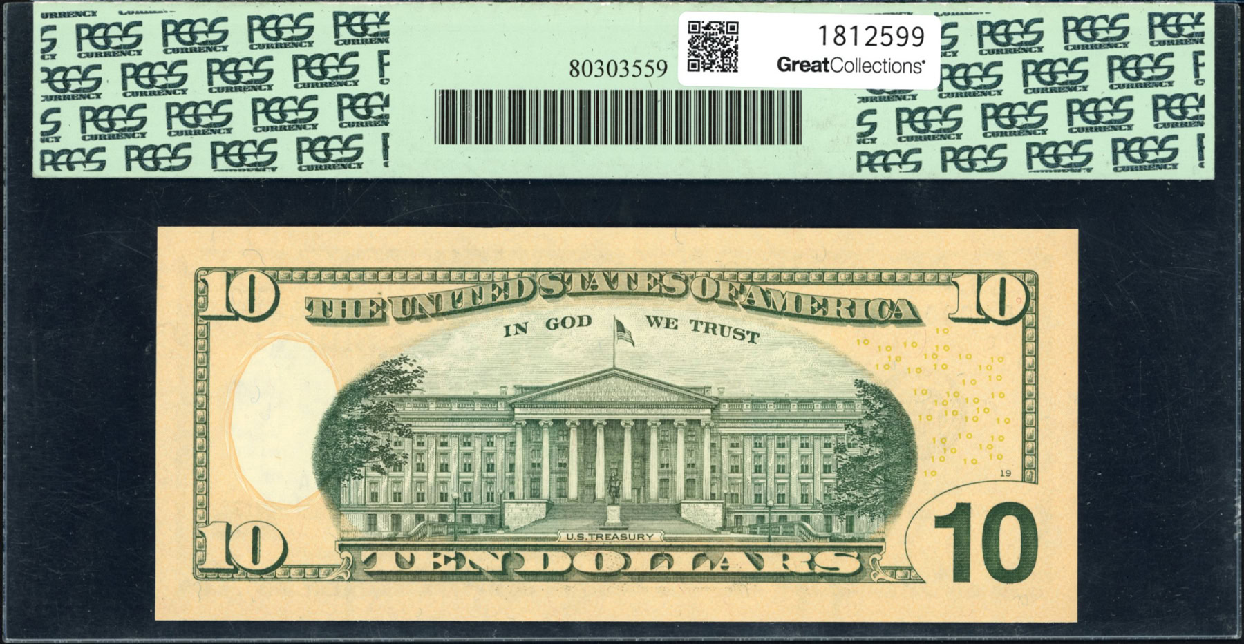 Fr. 2039-A (GAA Block) 2004A $10 Boston Federal Reserve Note Low Birth ...