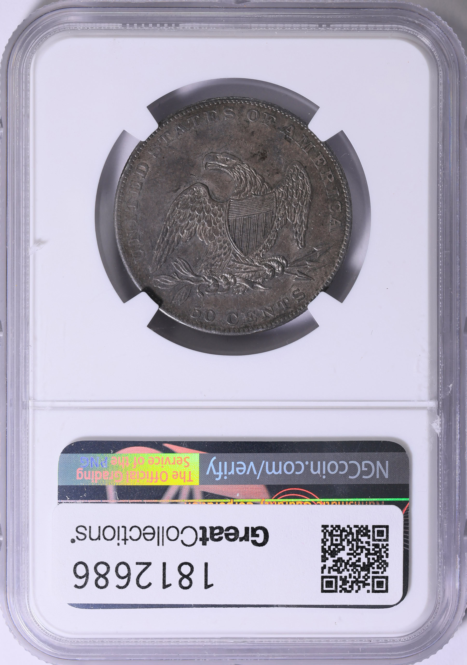 1836 Capped Bust Half Dollar Reeded Edge GR-1 NGC MS-63 (Item 1812686 ...