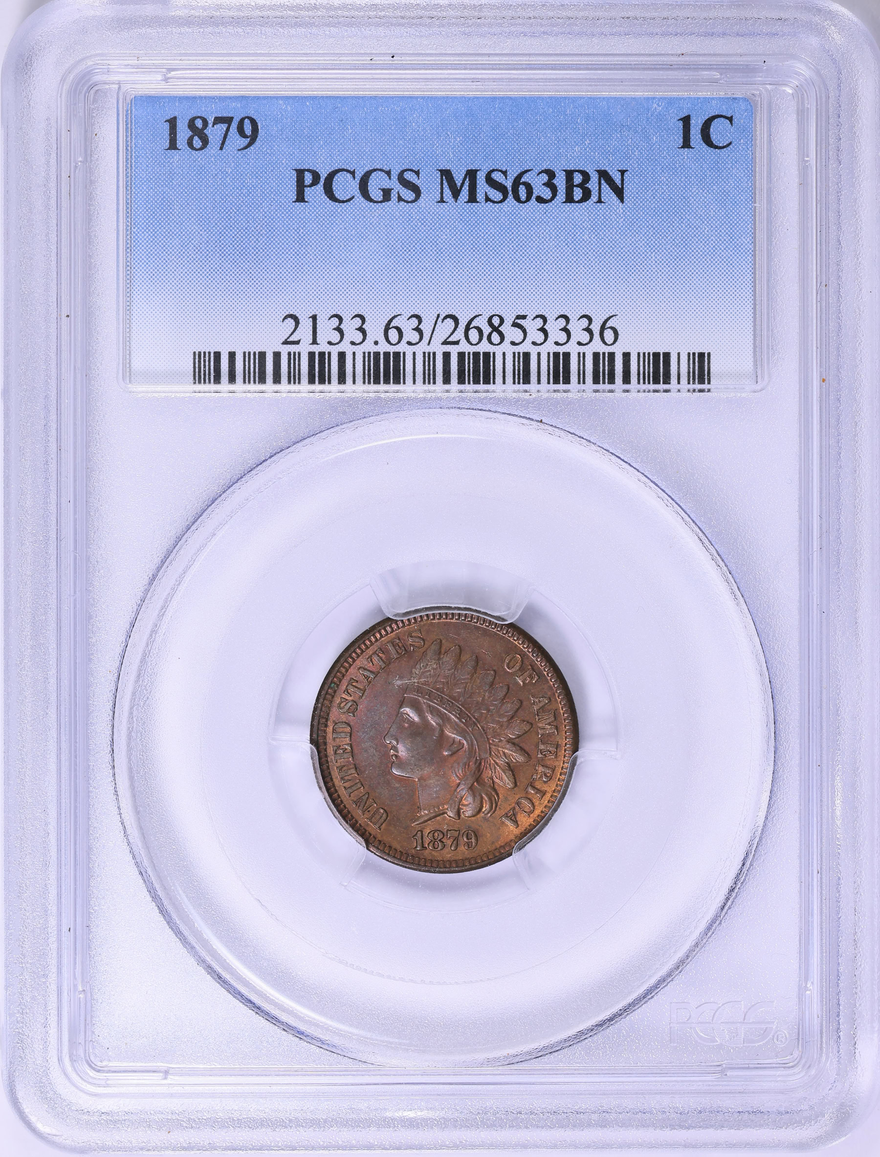 1879 Indian Cent PCGS MS-63 BN (Item 1813084) | GreatCollections Coin Auctions