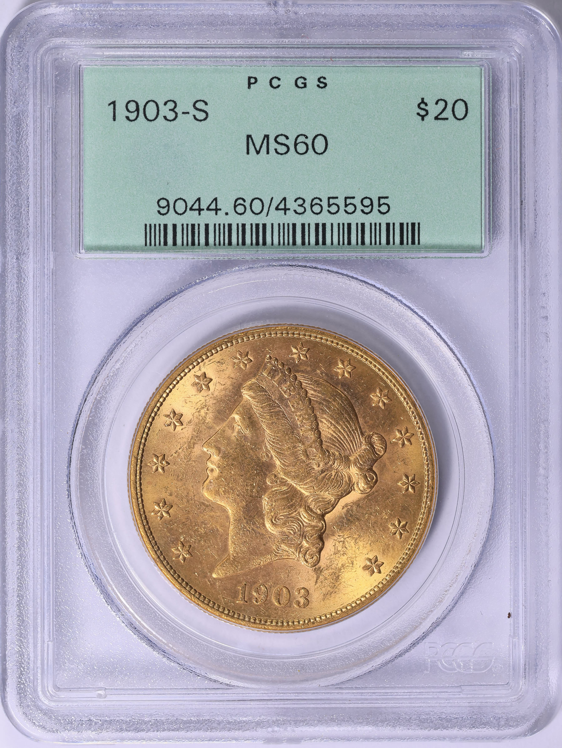 1903-S Liberty Gold Double Eagle PCGS MS-60 OGH (Item 1813213 ...