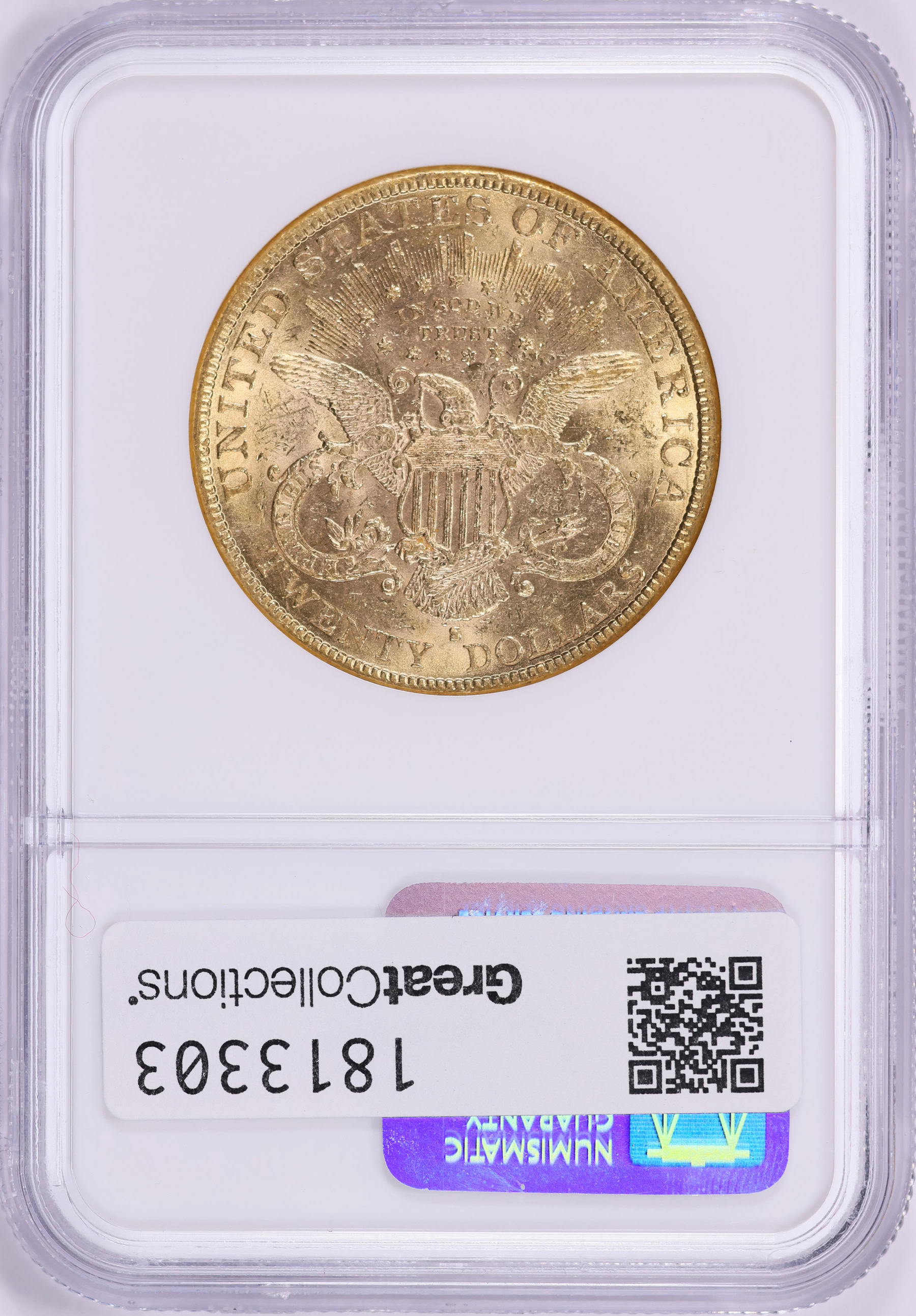 1889-S Liberty Gold Double Eagle NGC AU-58 (Item 1813303 ...