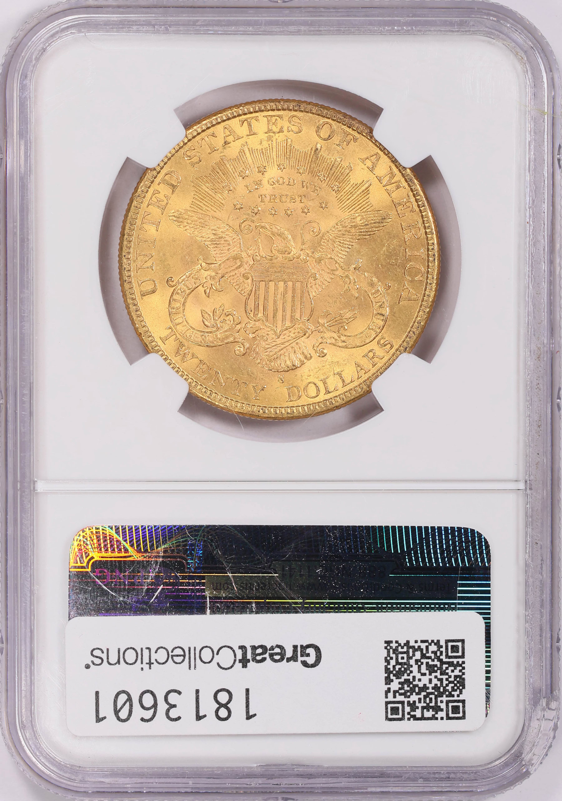 1894-S Liberty Gold Double Eagle NGC MS-63+ (Item 1813601) | GreatCollections Coin Auctions