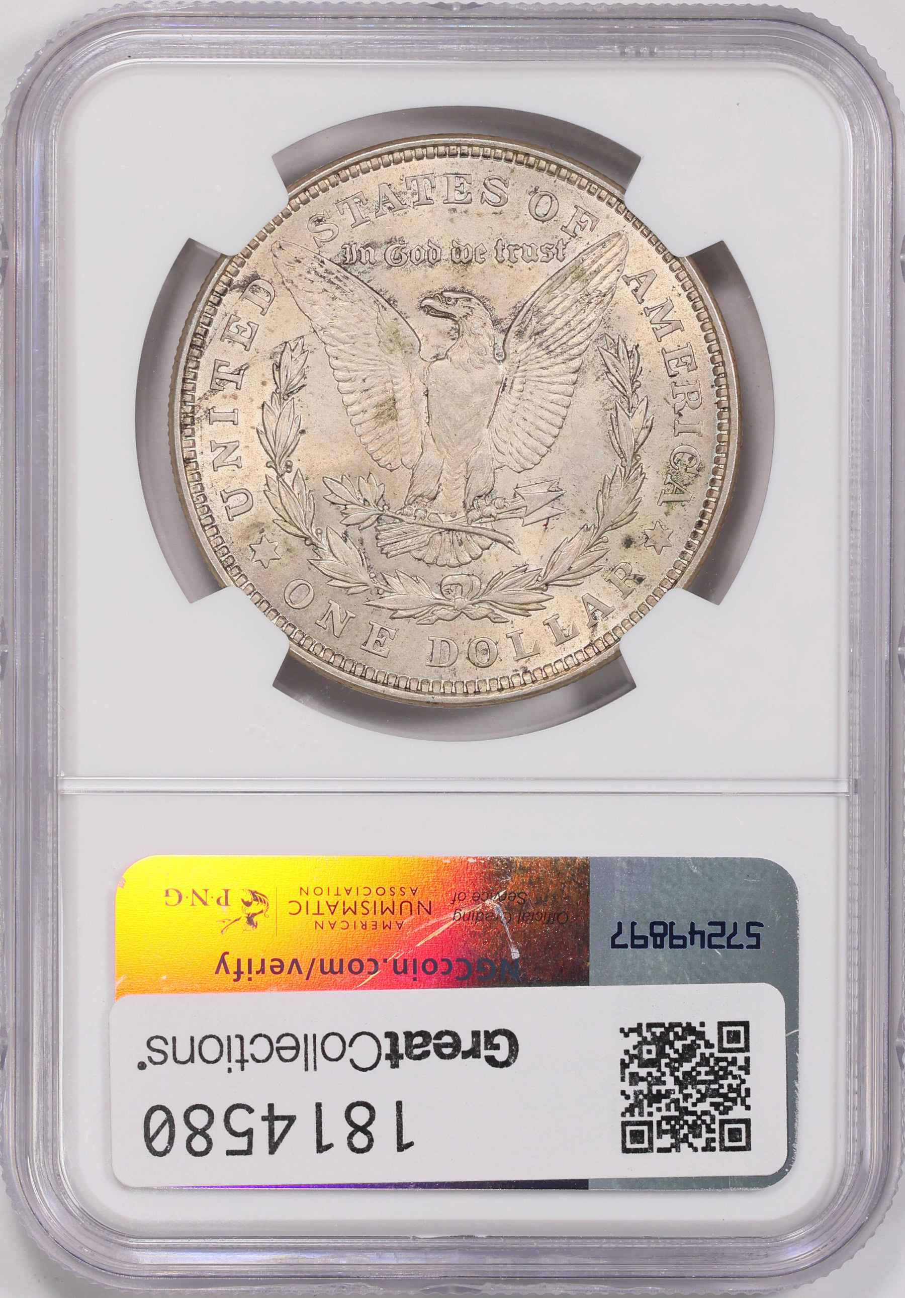 Mint Error 1921 Morgan Silver Dollar Obverse Lamination NGC MS-62 | NGC ...