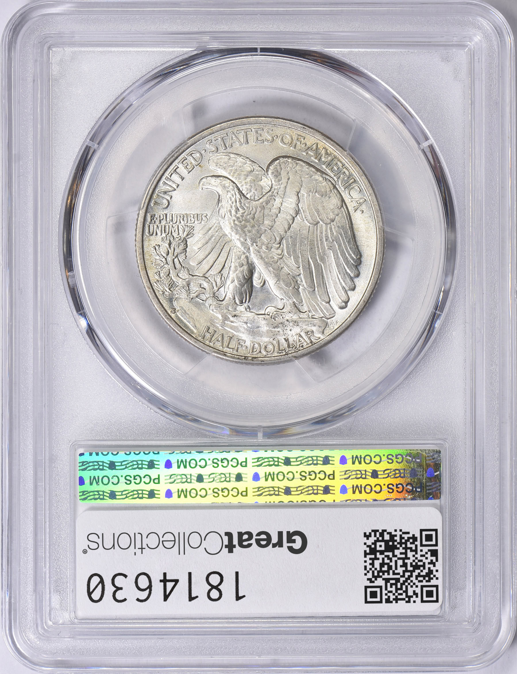 1933-S Walking Liberty Half Dollar PCGS MS-66 (Item 1814630) | GreatCollections Coin Auctions