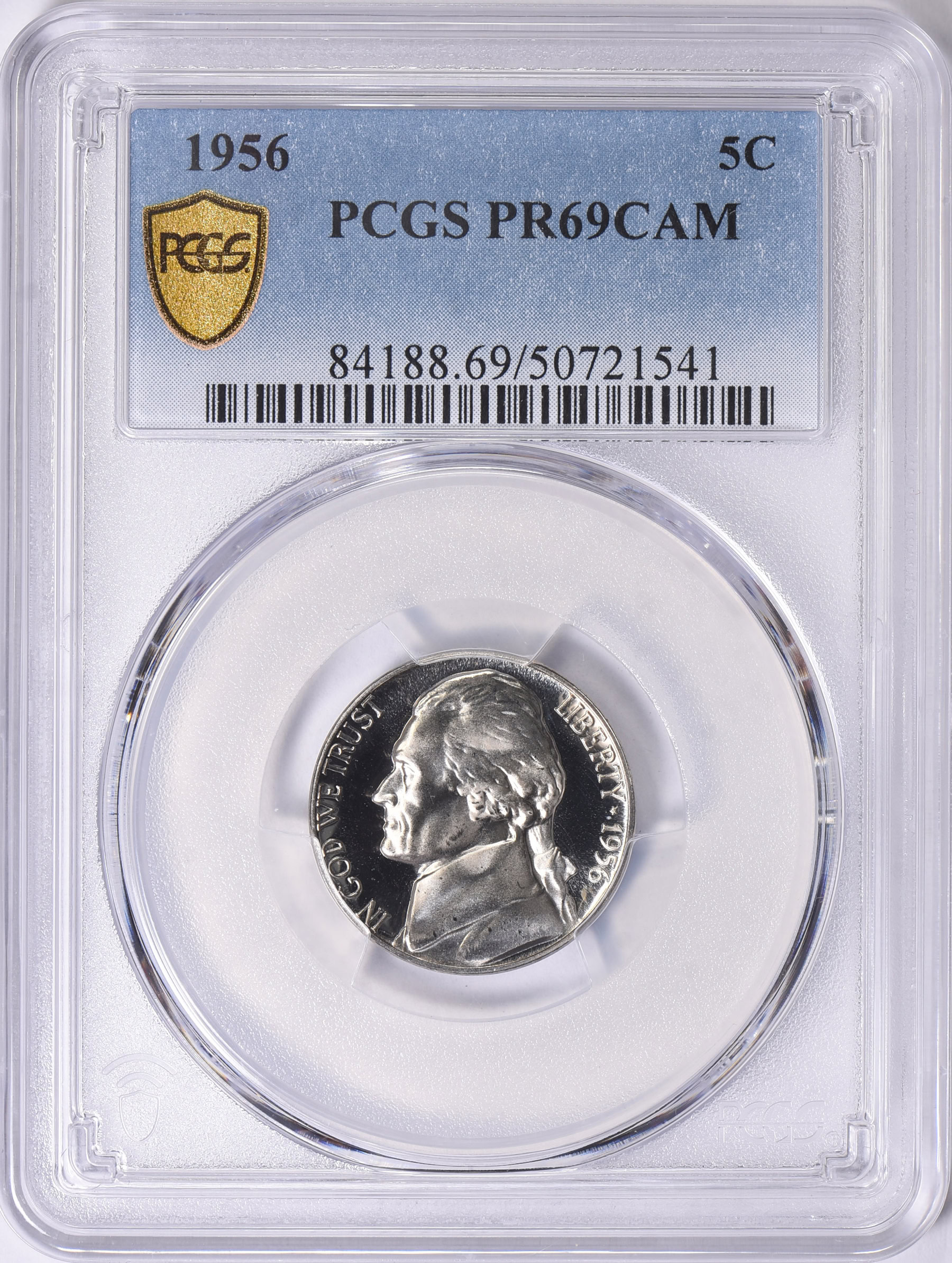 1956 Jefferson Nickel PCGS Proof-69 CAMEO (Item 1814897 ...