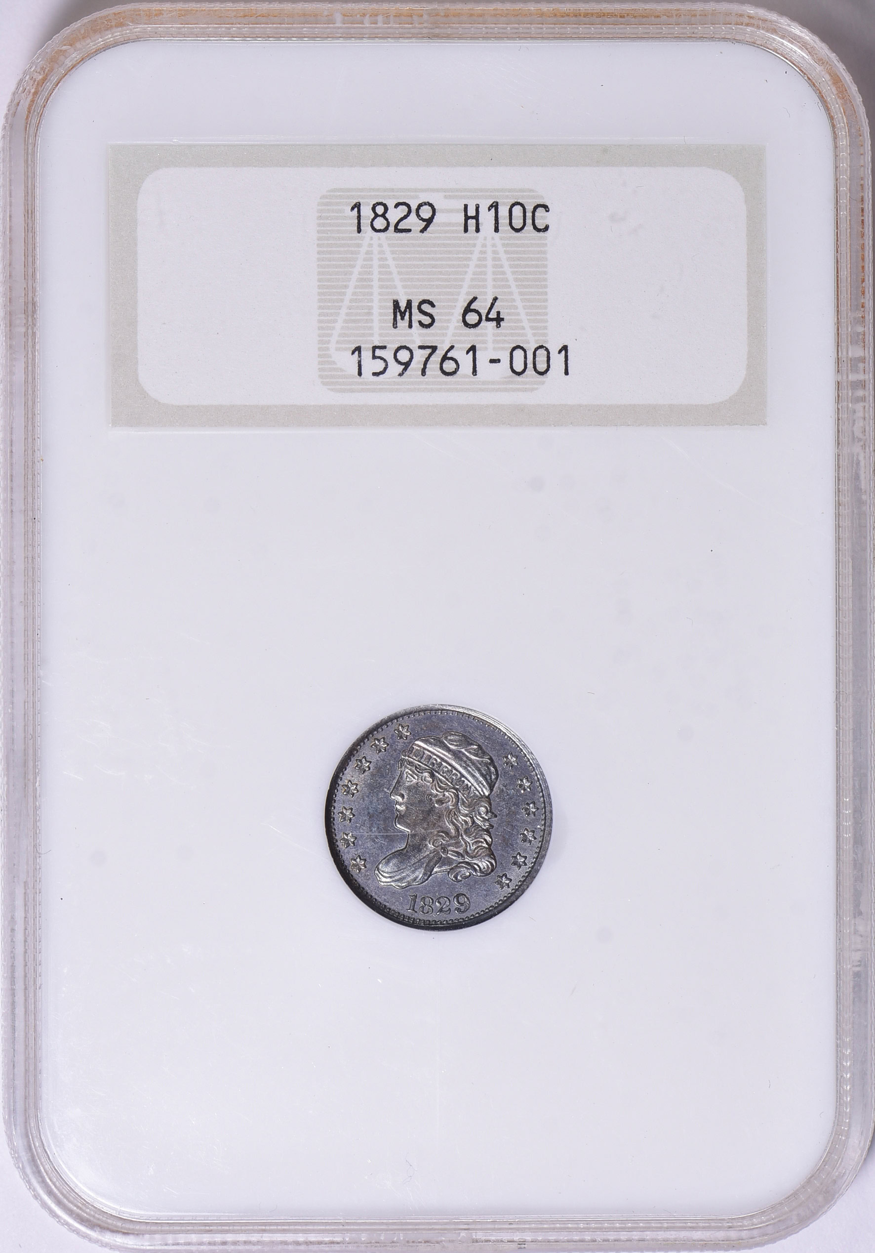 1829 Capped Bust Half Dime NGC MS-64 OH (Toned) (Item 1814963 ...