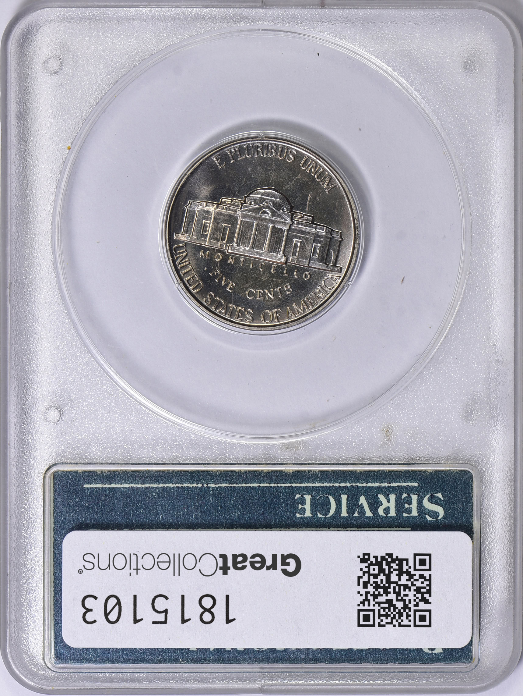 1938 Jefferson Nickel PCGS Proof-64 OGH (1st Gen) (Item 1815103) | GreatCollections Coin Auctions
