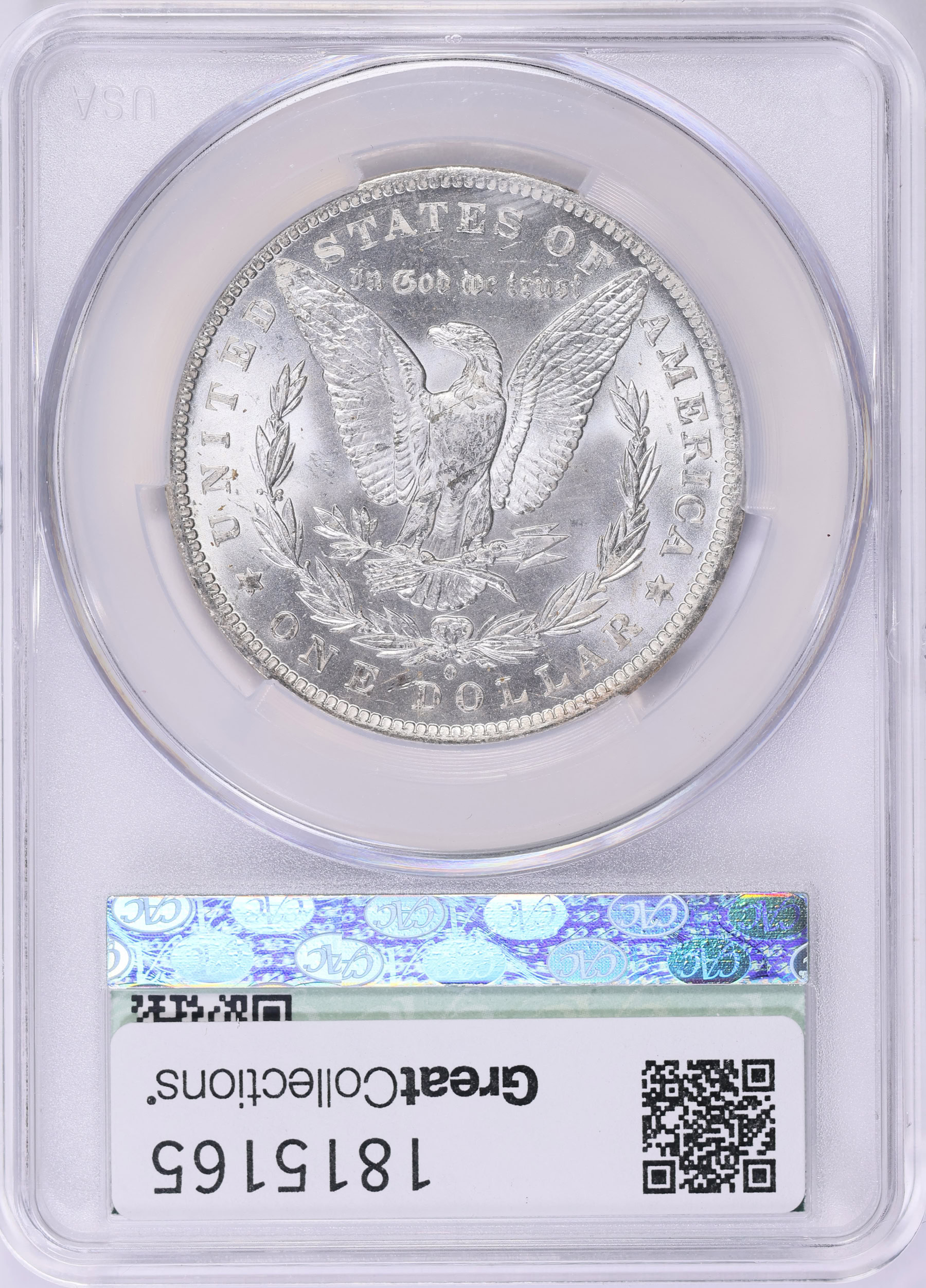 1883-O Morgan Silver Dollar CACG MS-64 (Item 1815165 ...